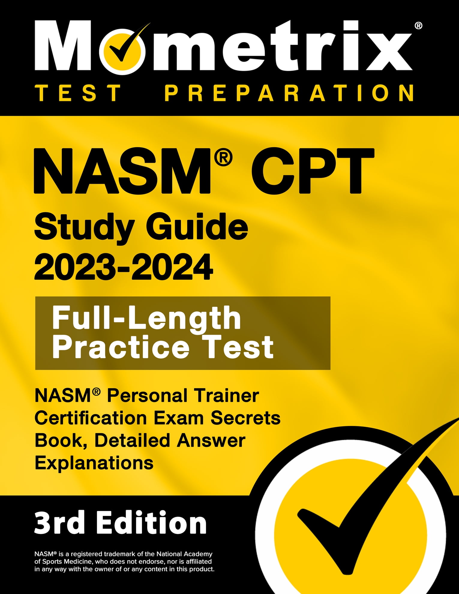 Free Shipping! NASM CPT Study Guide 2023-2024 - NASM Personal Trainer Certification Exam Secrets ...