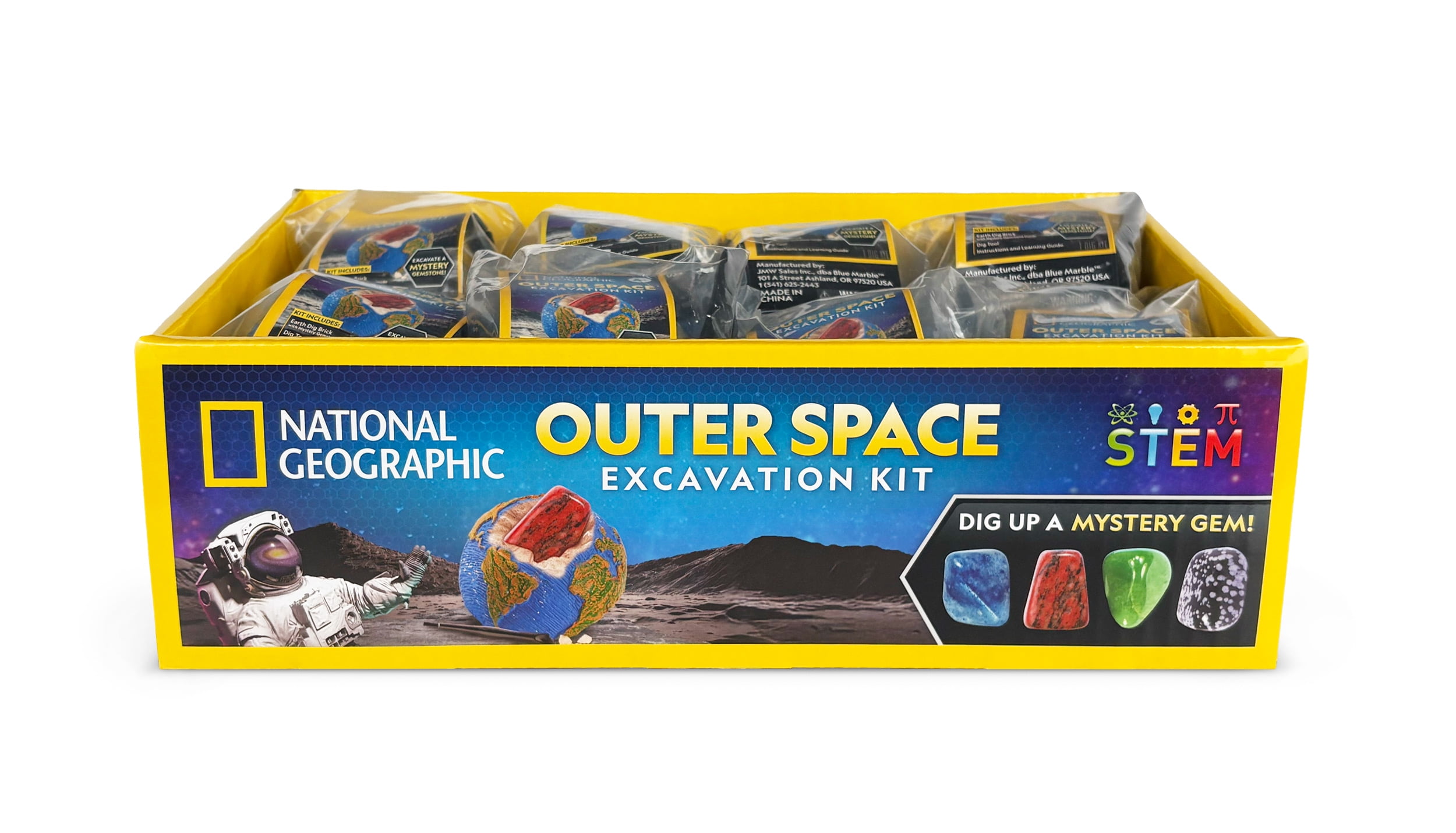 National Geographic Outer Space Excavation Science Set Kit for Child 4 ...