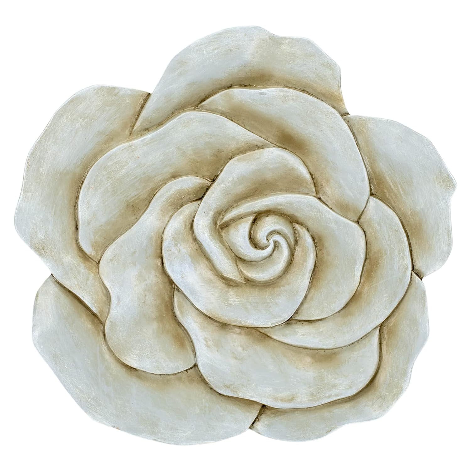 NAT & Jules Rose Flower Shaped Dimensional Indoor Outdoor 12 inch Cast ...