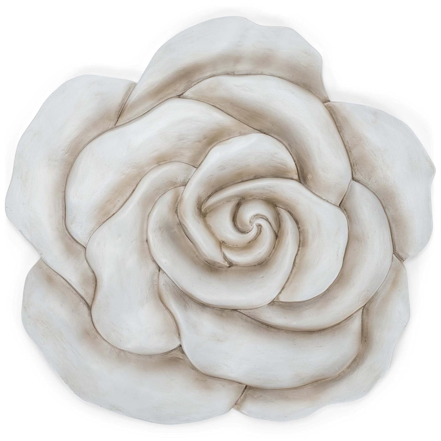 NAT & Jules Rose Flower Shaped Dimensional Indoor Outdoor 12 inch Cast ...