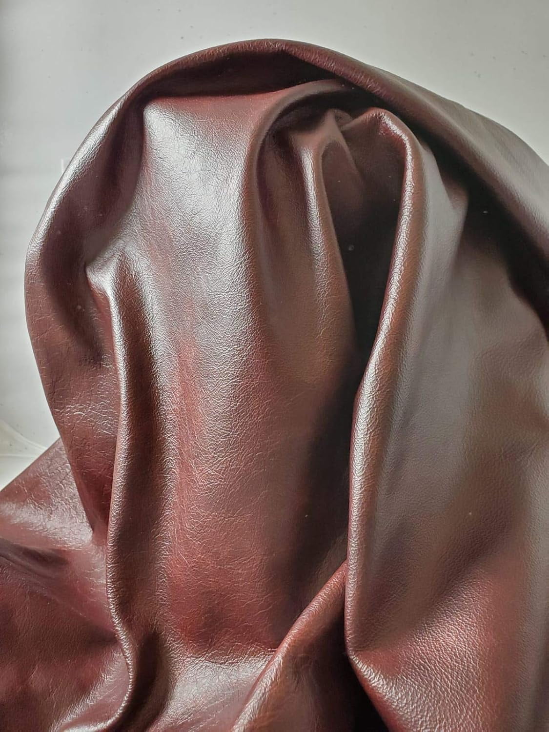 NAT Leathers™ Burgundy 20 inch x 30 inch Cut (4.5 sq.ft.) Weekender Two ...