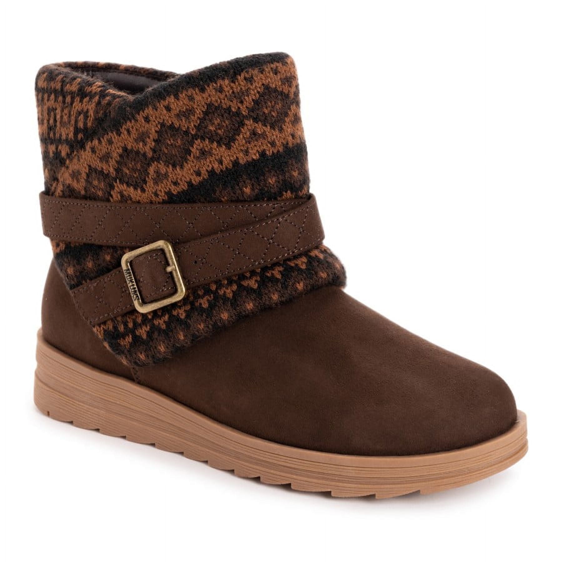 NATALIE NAOMI BOOT-DARK BROWN - Walmart.com