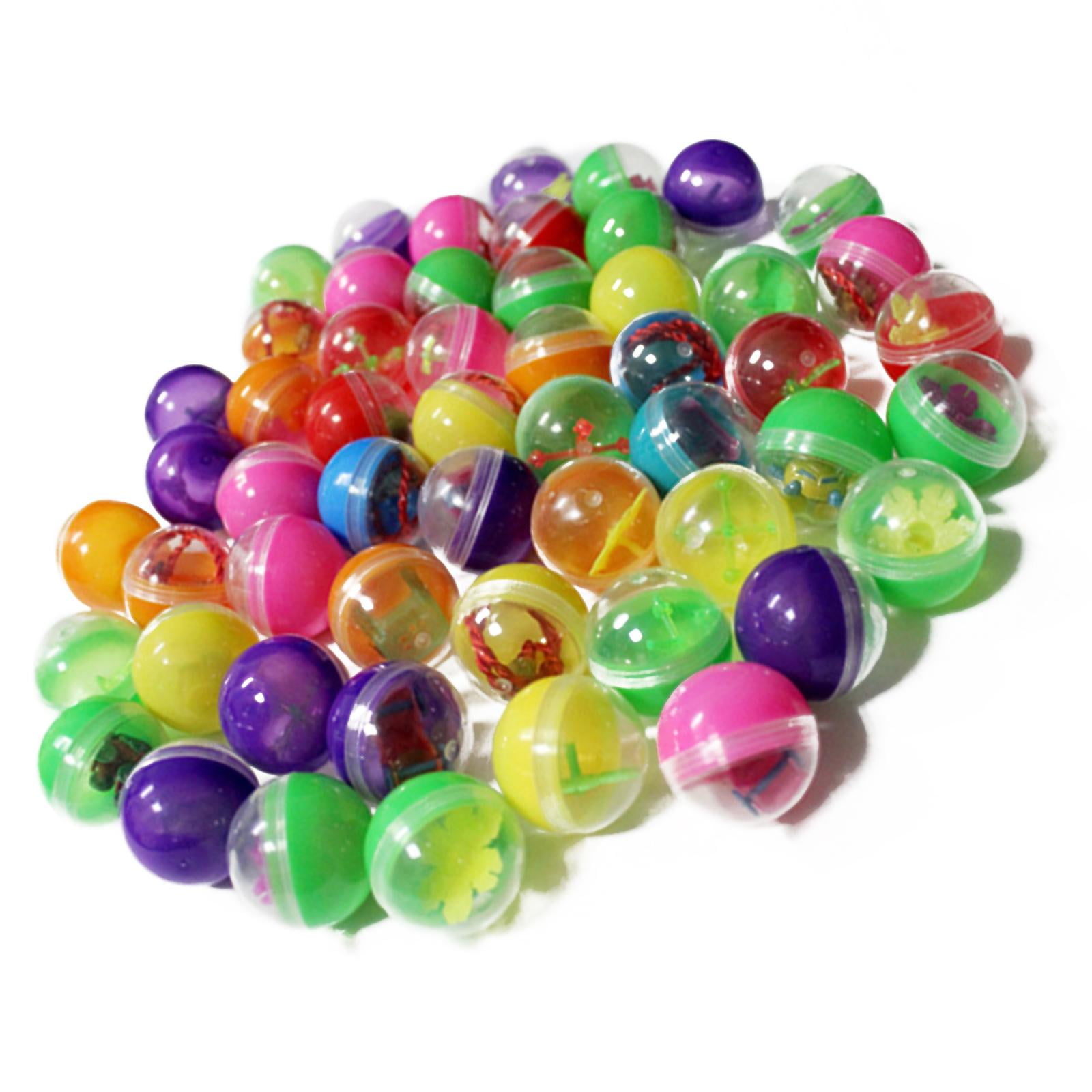 NATEFEMIN 100-Pack 32mm Transparent Surprise Ball Capsules Toys for ...