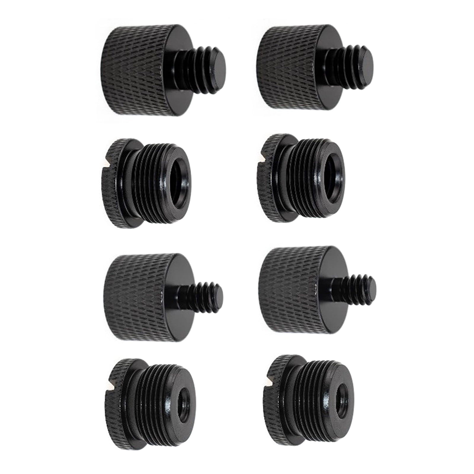 NATEFEMIN 3/8 to 1/4 to 5/8 Mic Thread Adapter Kit, Mic Stand Adapter ...