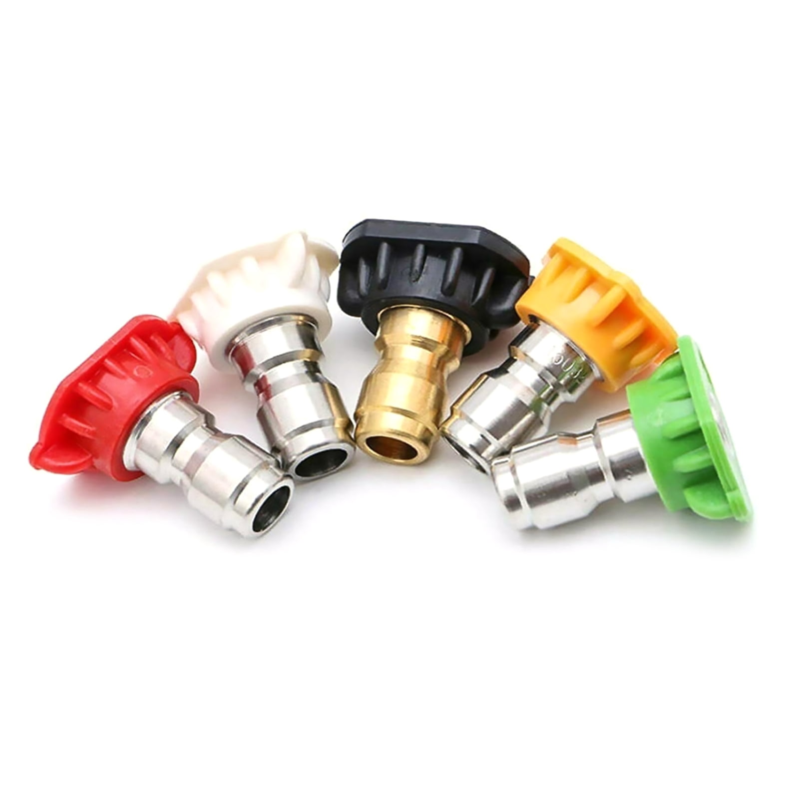 NATEFEMIN 5 High Pressure Power Washer Nozzles Tips 1/4 Quick Connect ...
