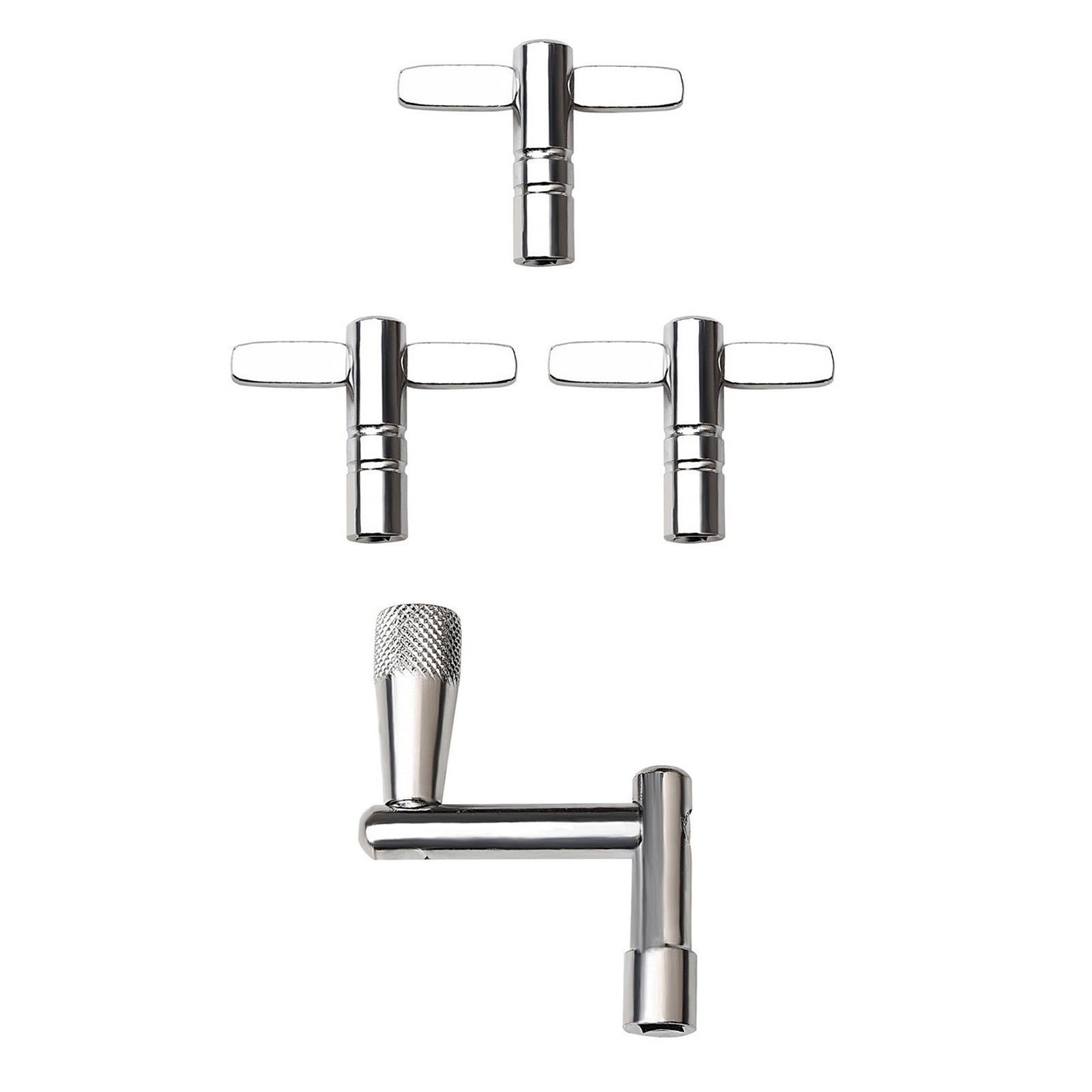 NATEFEMIN All-Purpose Drum Key Set for Drum Tuning 4 Pack Steel ...