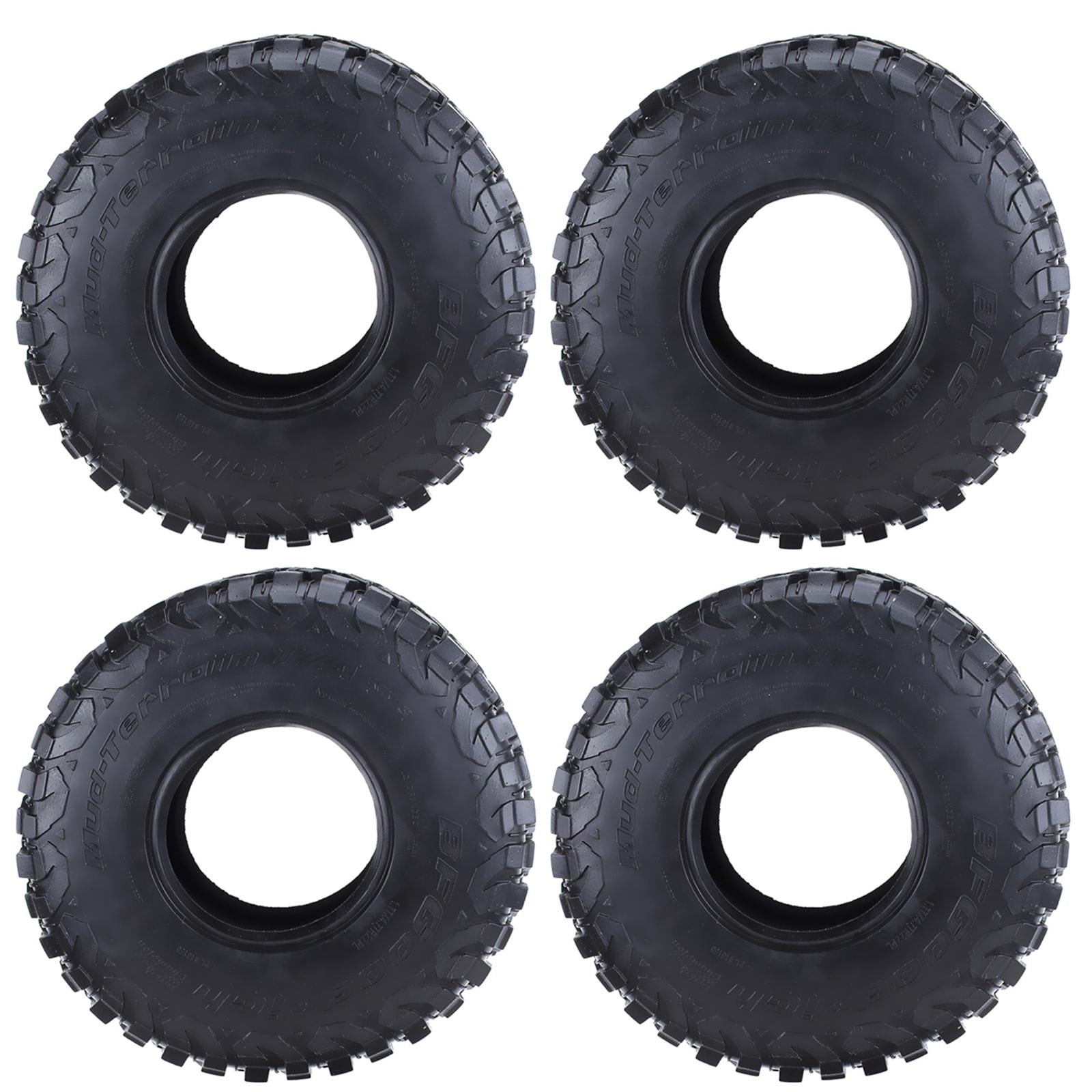 NATEFEMIN All-Terrain Tire Covers for Cars 120mm, Black, Combines with ...
