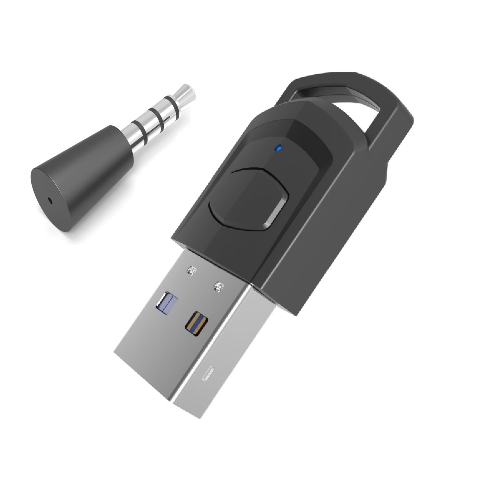 NATEFEMIN Audio and Controller Adapter for PC PS4 Bluetooth 5.0 Low Latency Compact and Portable ...