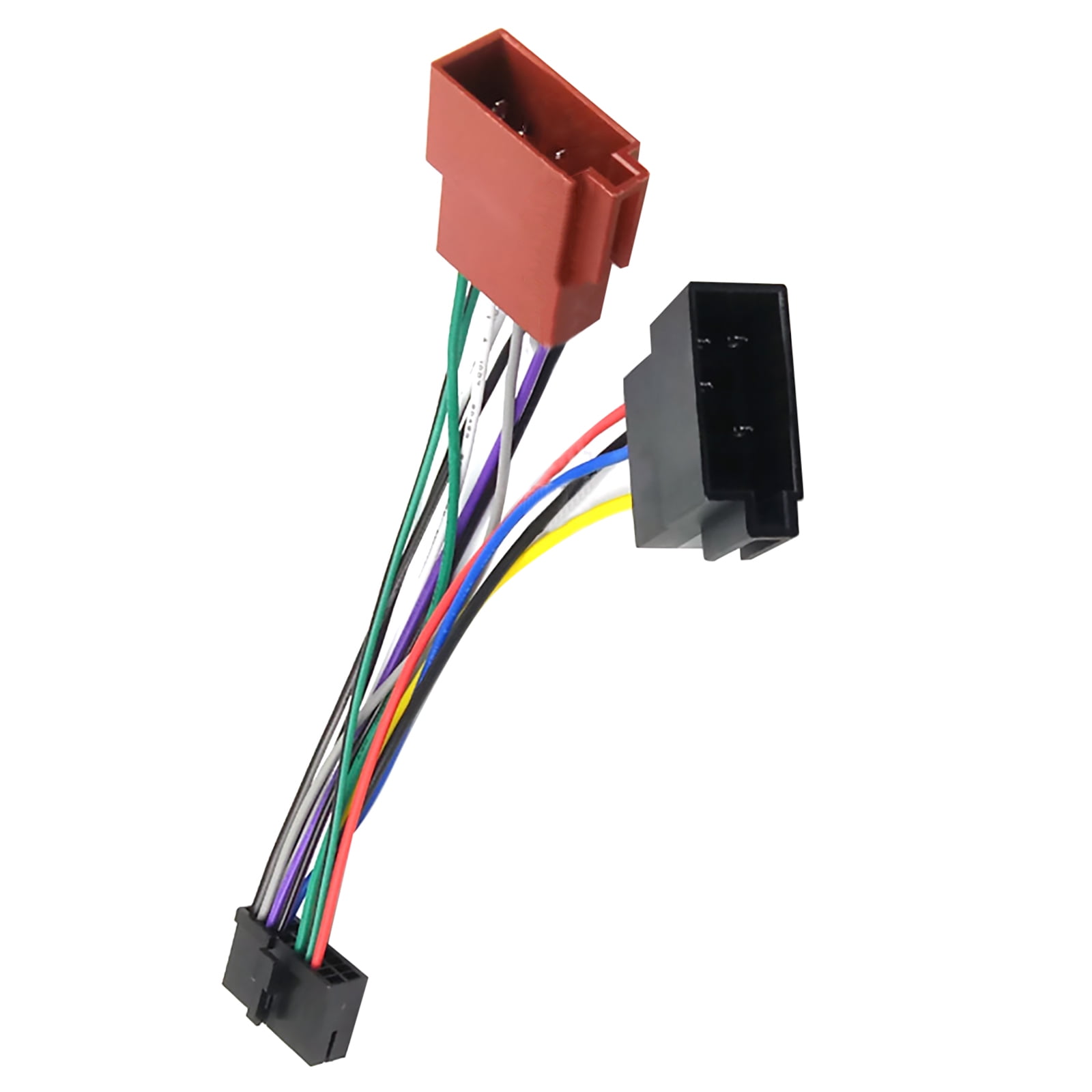 NATEFEMIN Autoradio ISO Adapter to ISO Female Universal 20 Pin ...