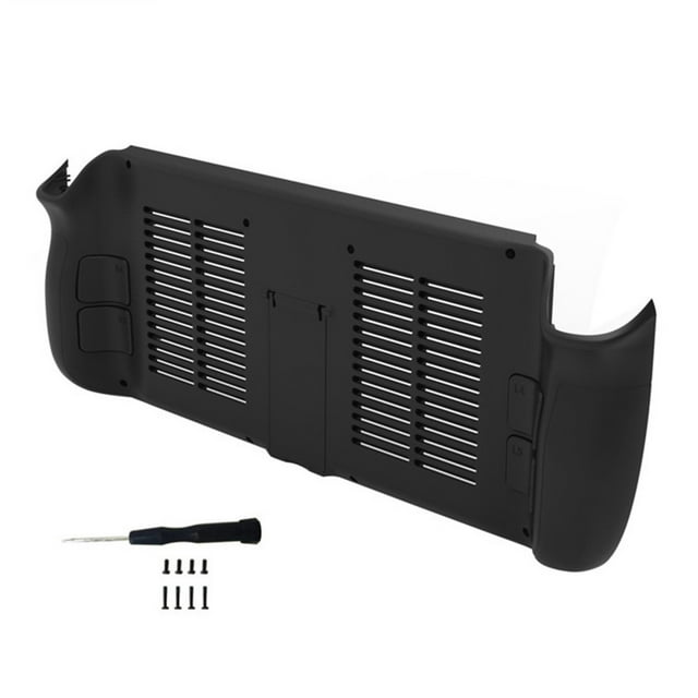 NATEFEMIN Back Shell for Steam Deck with Stand ABS Heat Dissipation ...
