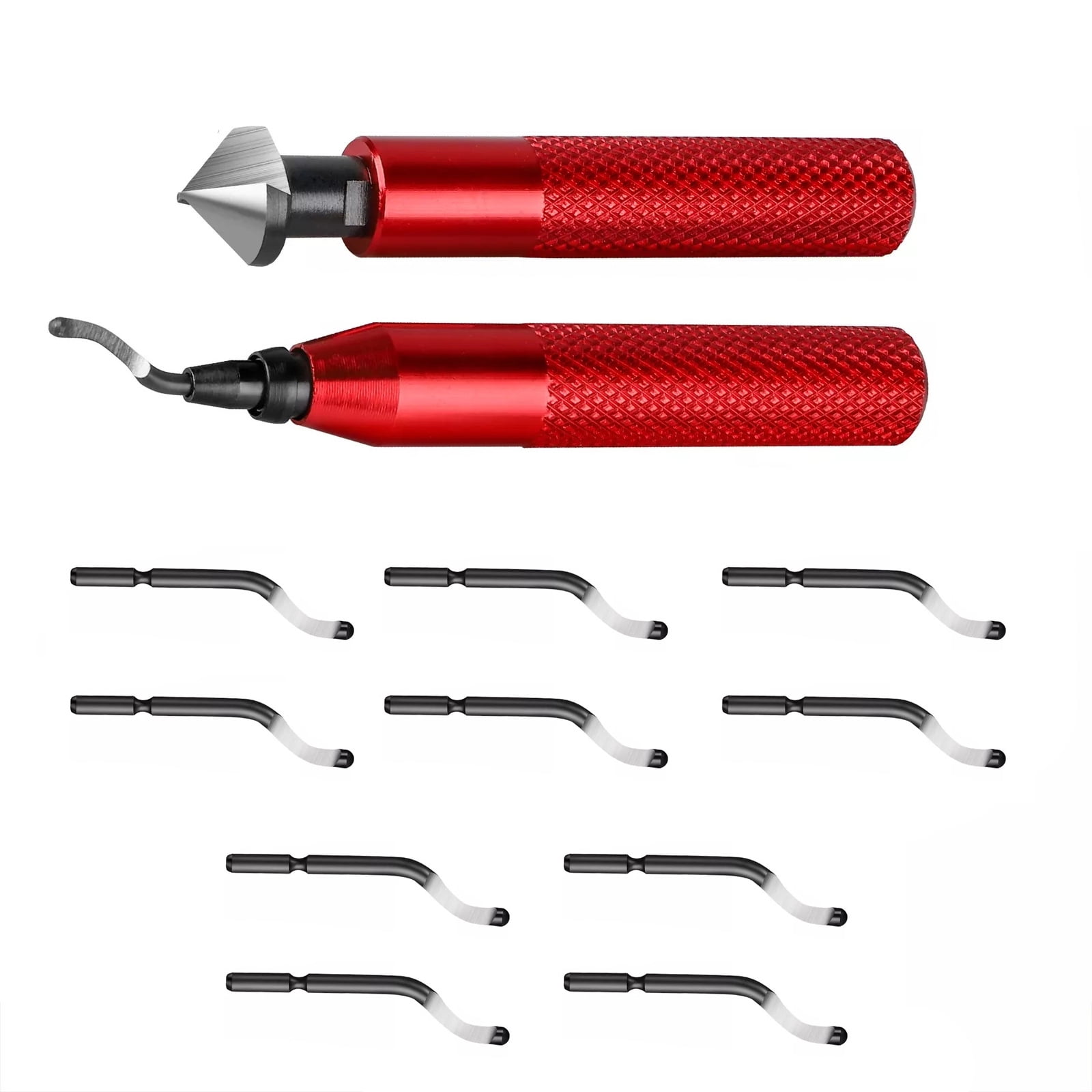 NATEFEMIN Burr Removal Reamer Tool Kit Deburring Tool with 10 Extra ...