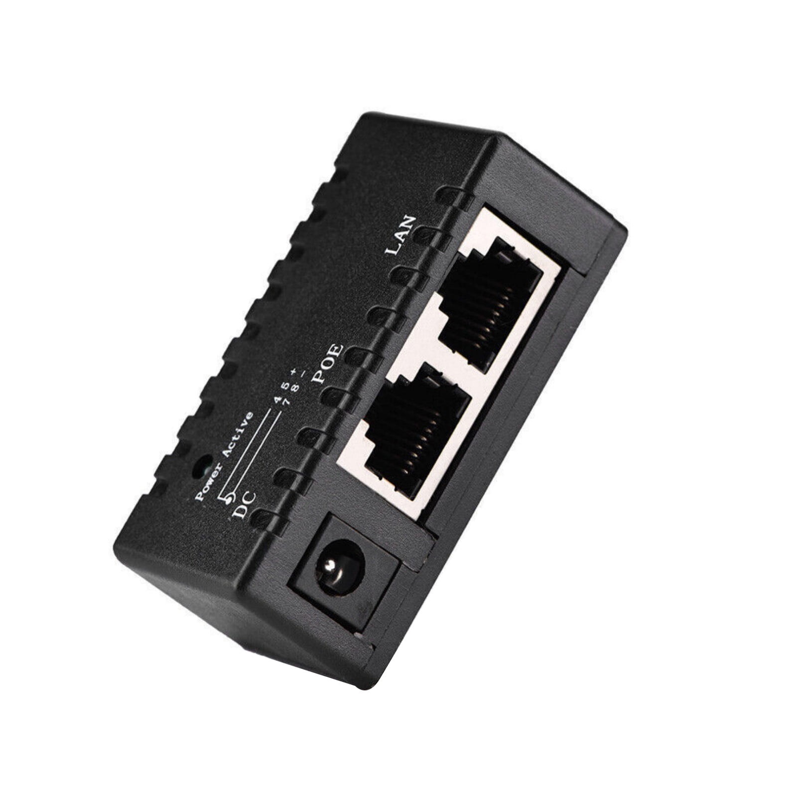 NATEFEMIN Compact POE Injector Splitter for Network, 10/100Mbps Speed ...