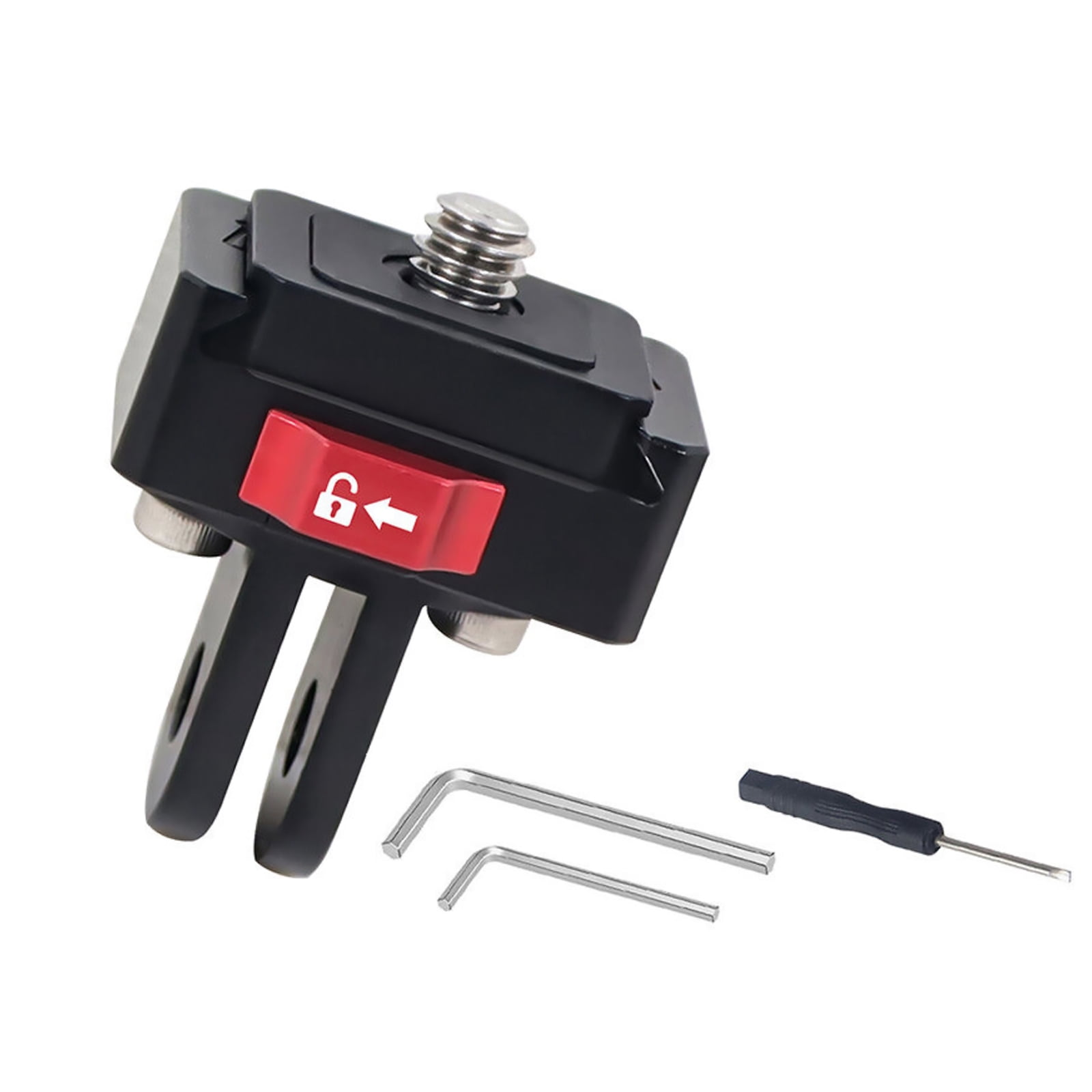 NATEFEMIN Dual Slot 1/4” Turn Quick Release Mount for Camera & Action ...
