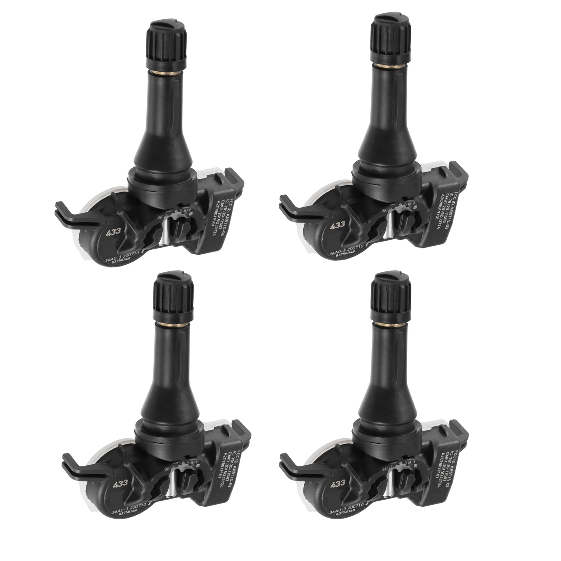 NATEFEMIN Easy Install 433MHz TPMS Sensor Set for 200 Dodge Dart Jeep ...
