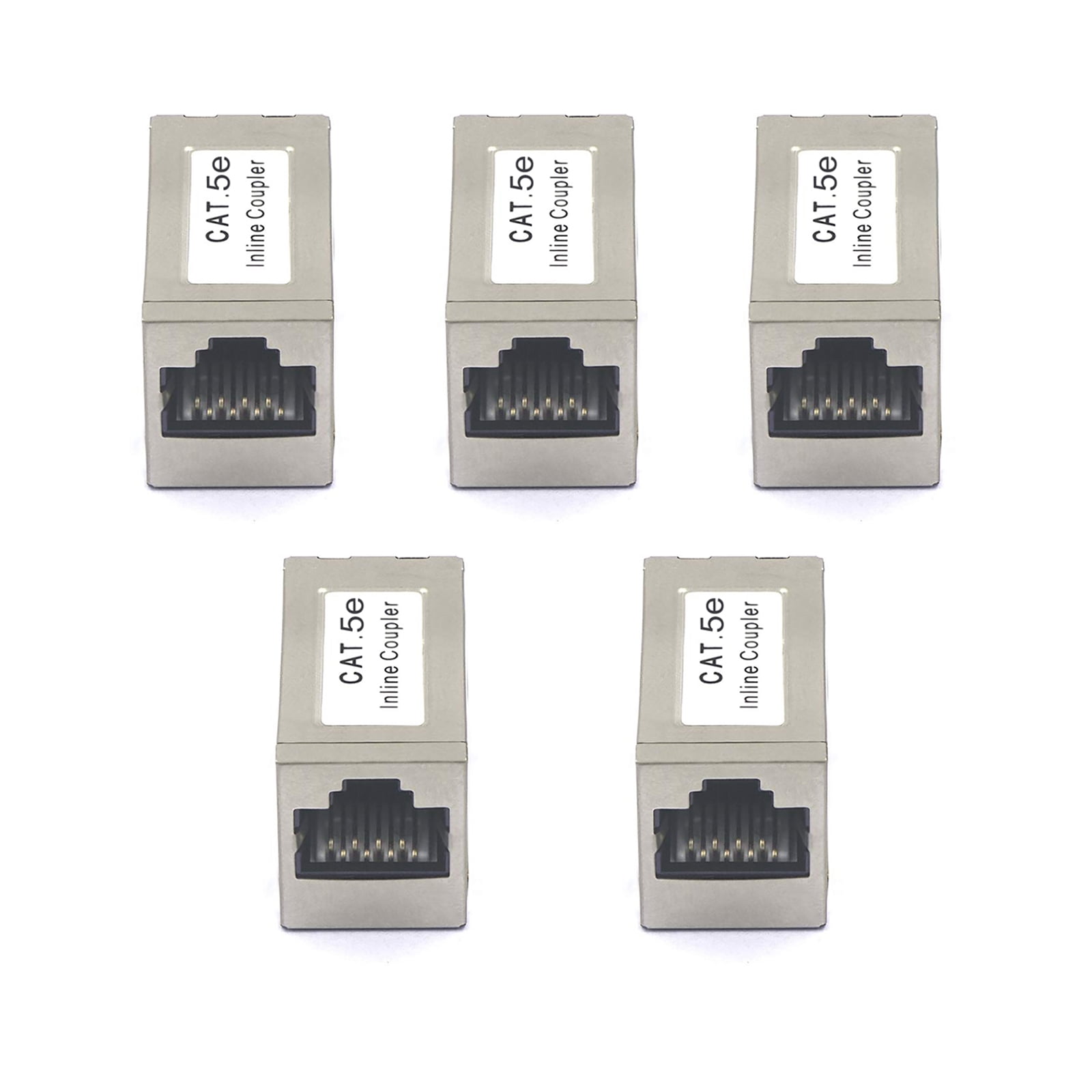 NATEFEMIN Ethernet Cable Extender RJ45 Cat5e Coupler 5 Units Inline ...