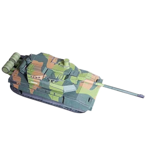 NATEFEMIN French Leclerc Main Battle Tank Paper Model for Enthusiasts ...