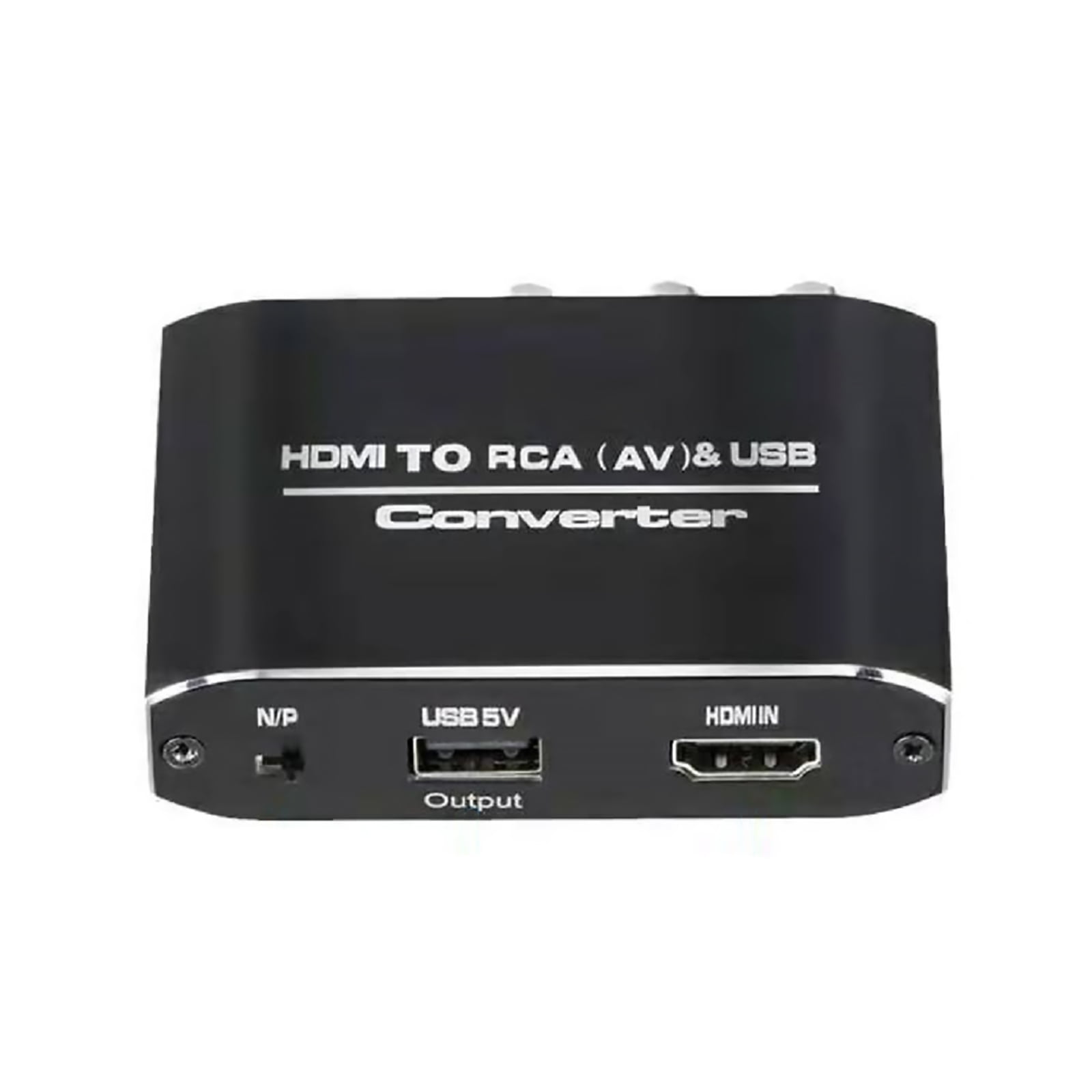 NATEFEMIN HD to AV/CVSB RCA L/R Video Converter 1080P NTSC PAL Support ...