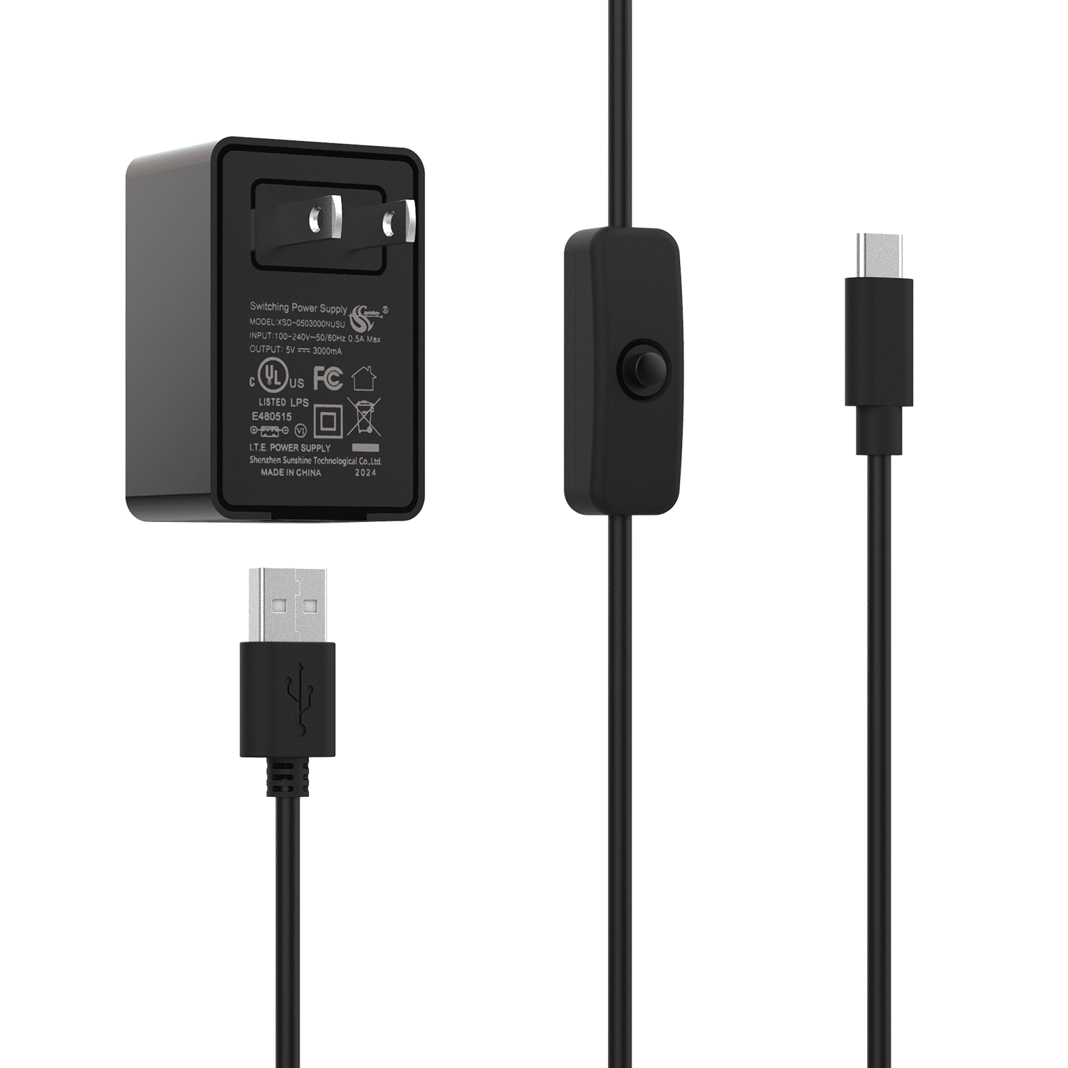 NATEFEMIN High-Performance for Raspberry Pi 4 USB-C Charger, Ideal for ...