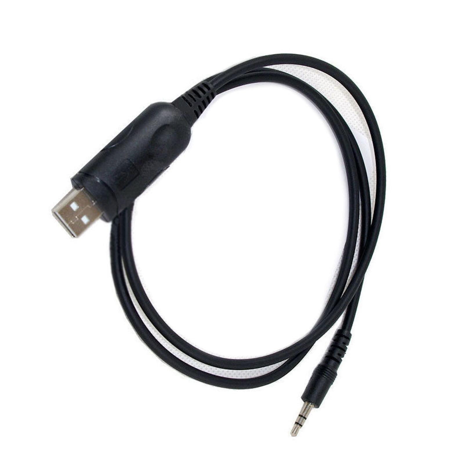NATEFEMIN Icom Radio Connectivity Cable Features 3.5mm Audio Plug, USB ...