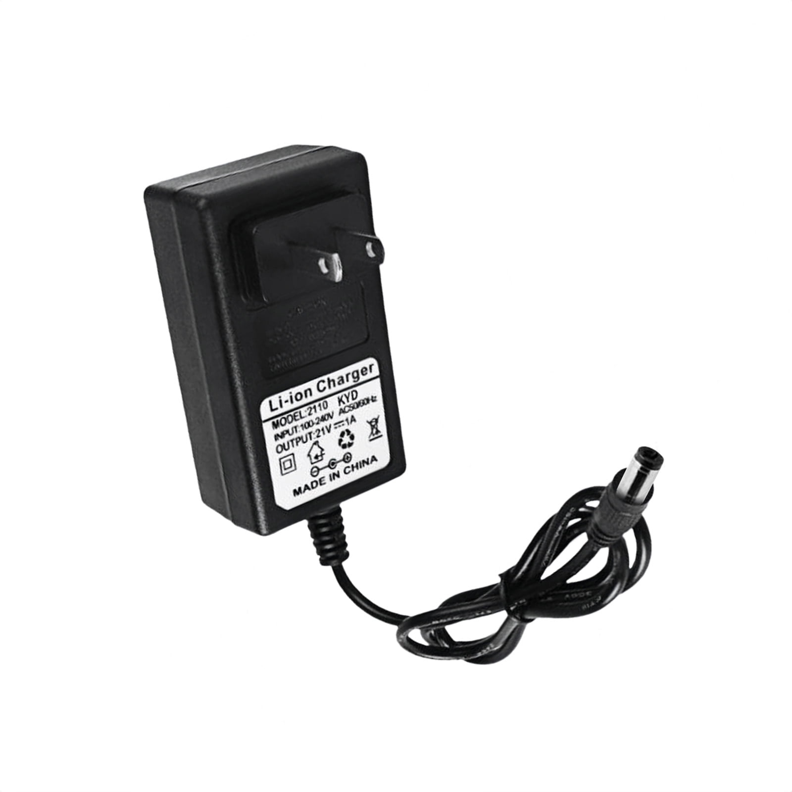 NATEFEMIN Lithium Ion Tool Battery Charger US Plug 21V for Cordless ...