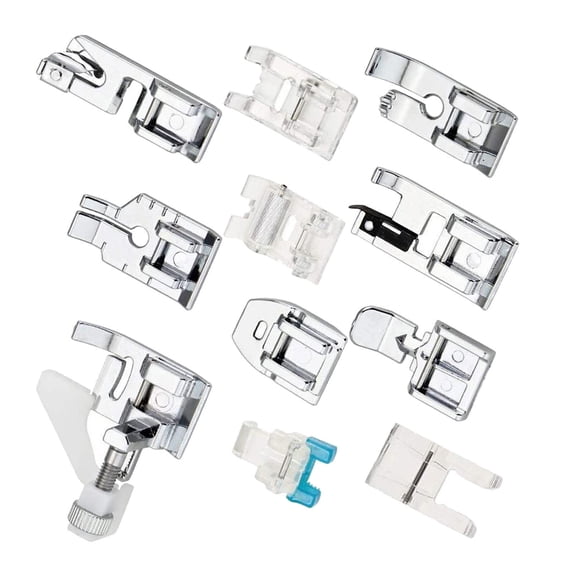 NATEFEMIN Low Shank Sewing Machine Feet 11Pcs Set Snap On for Singer ...
