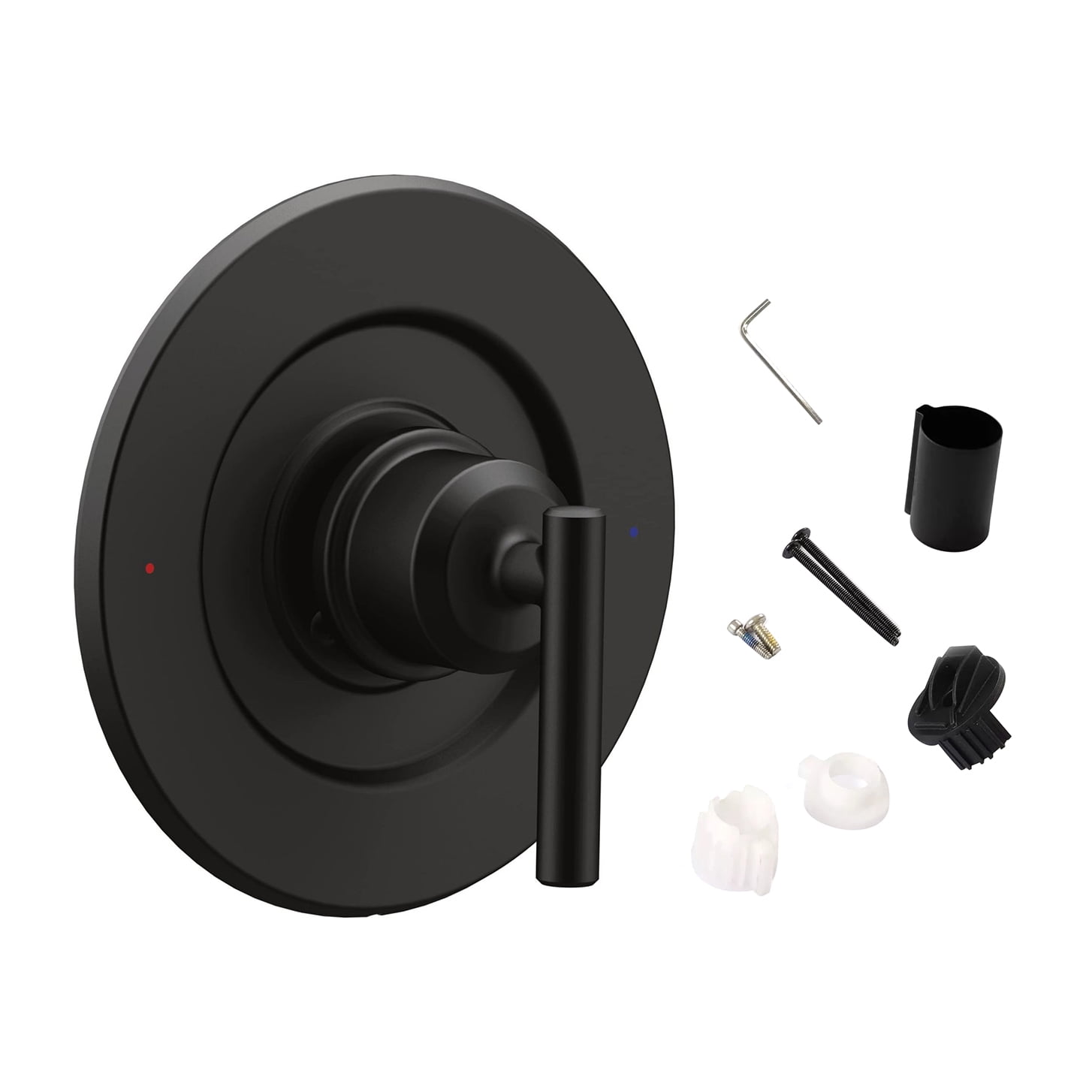 NATEFEMIN Matte Black Shower Valve Trim Kit Stainless Steel Durable ...