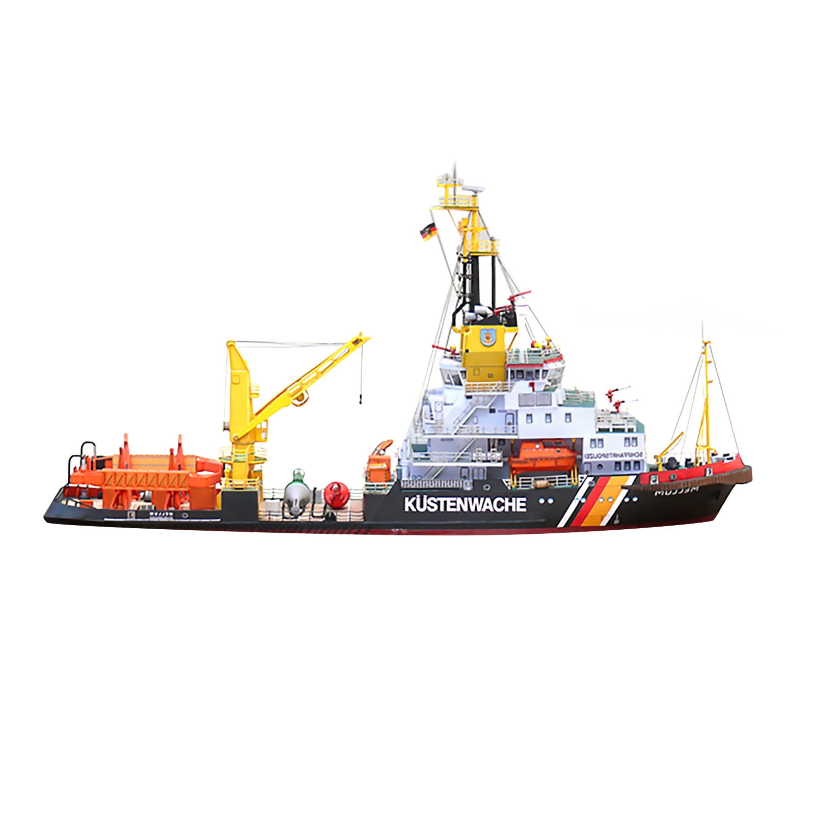 NATEFEMIN Mellum Coast Guard Papercraft Model for Pollution Monitoring ...