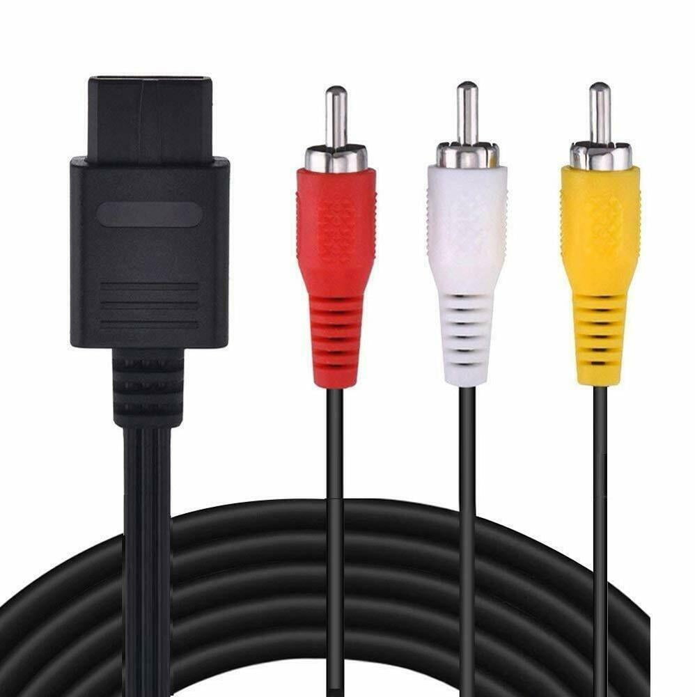NATEFEMIN N64 AV Cable Clear Video & Audio Quality for GameCube & Super ...