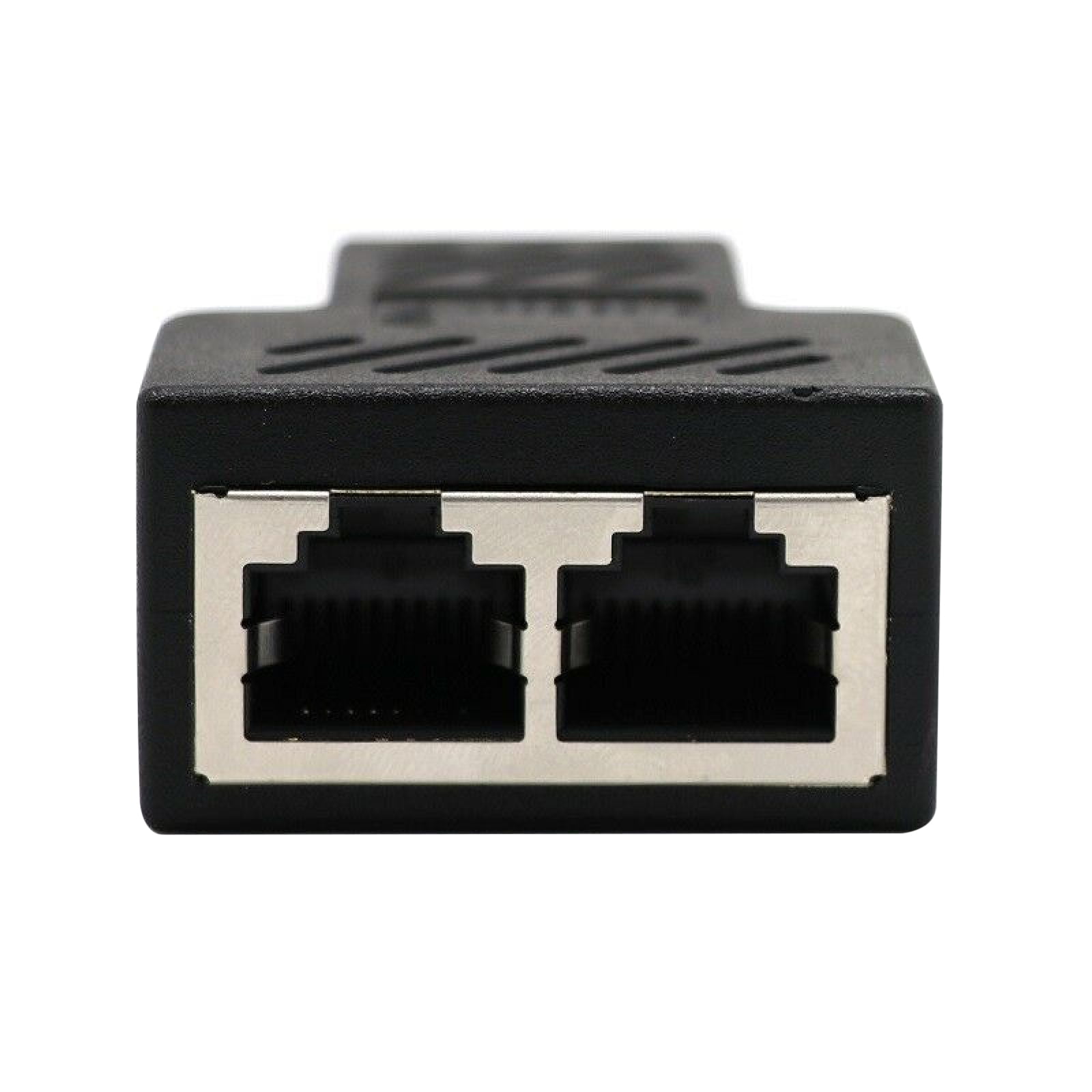 NATEFEMIN Network Splitter Adapter Converts Single RJ45 Outlet into Two ...