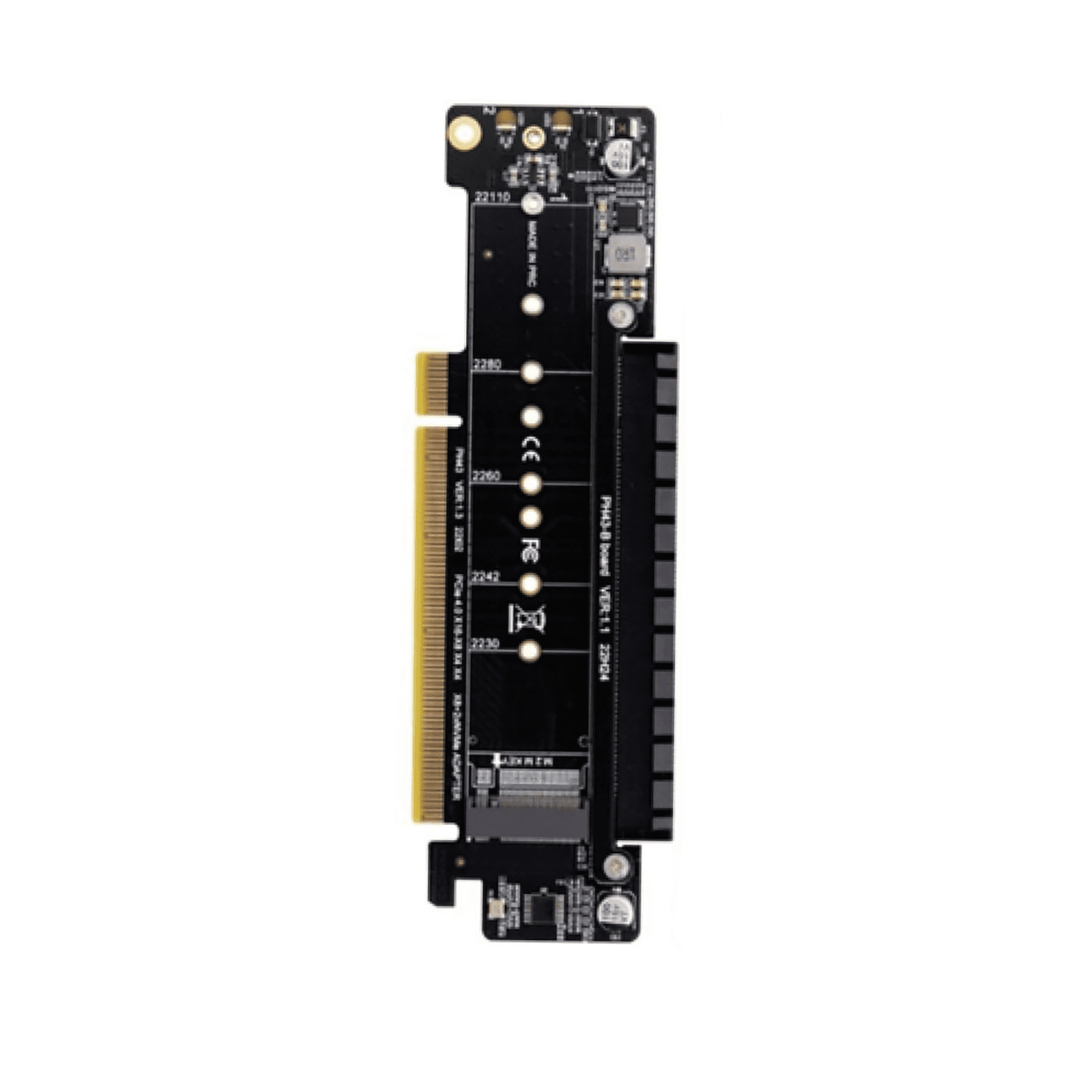 NATEFEMIN PCIE x16 x8 x4 x4 Dual M.2 NVMe Adapter Card PH43 PCIE 4.0 ...