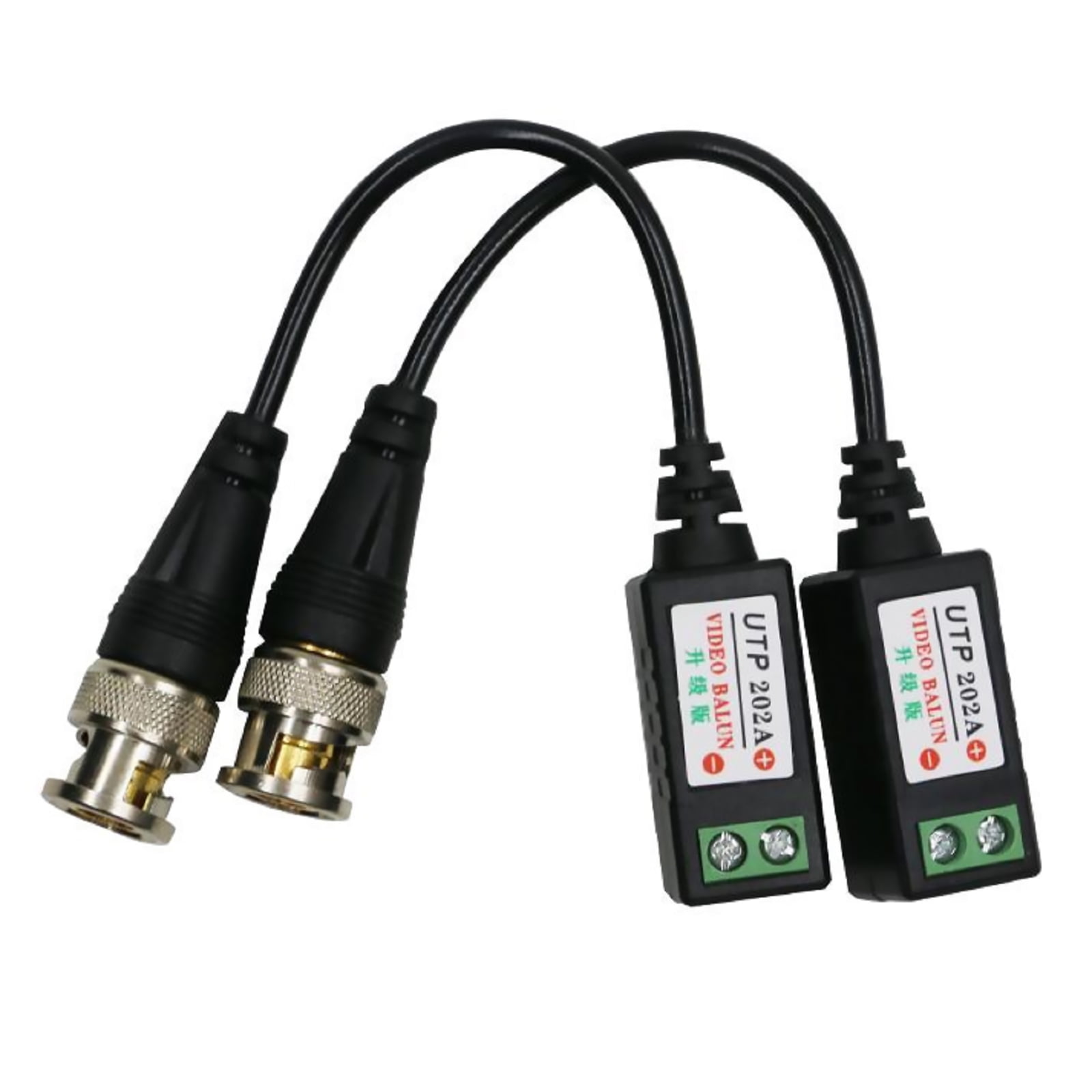 NATEFEMIN Passive Video Balun ESCAM 202A BNC to UTP CAT5 CCTV Security ...