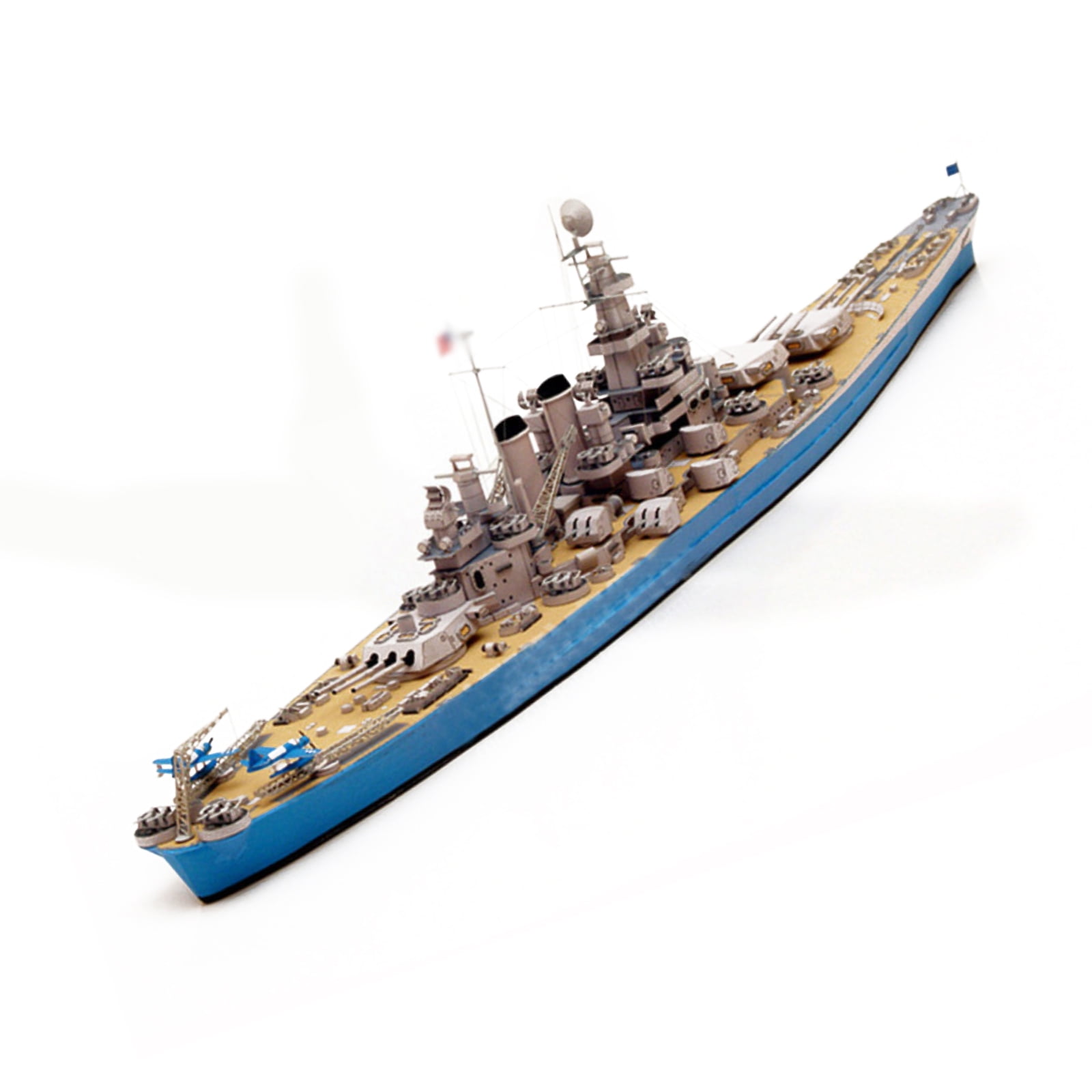 NATEFEMIN Precision Paper Battleship Model Kit, Perfect for Display or ...