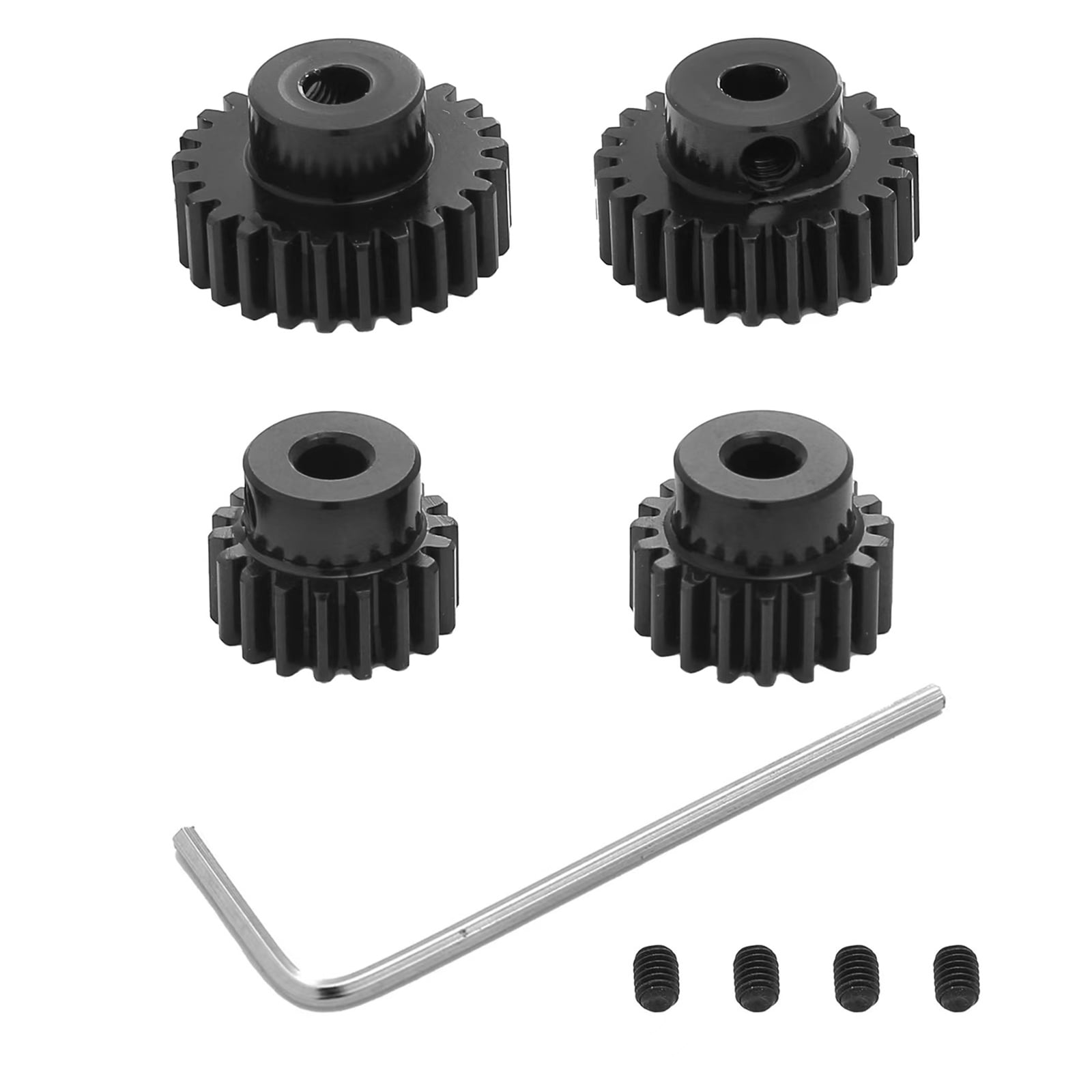 NATEFEMIN RC Car Aluminum Motor Gear Set TT01 TT02 TB02 TA05 Upgrade ...