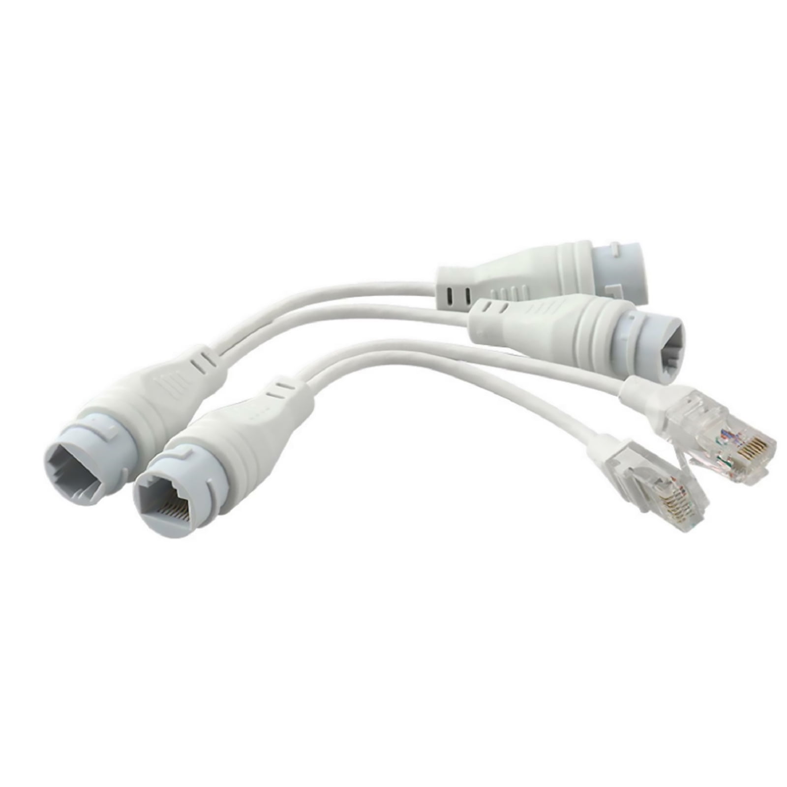NATEFEMIN RJ45 1 to 2 Network Splitter Outdoor Waterproof PoE Adapter ...