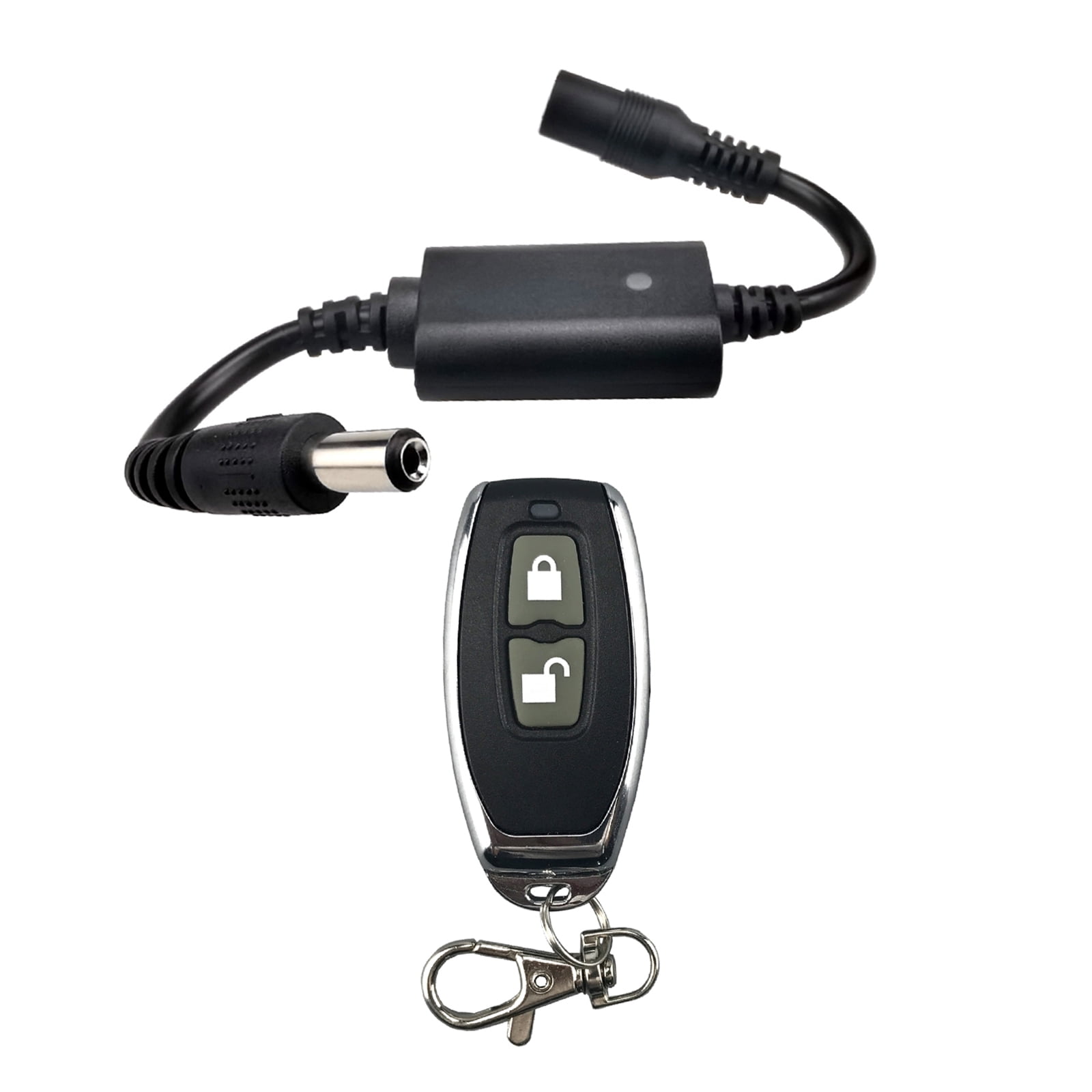 NATEFEMIN Remote Control Power Switch, DC 3.7V-12V, 433MHz, 5.5x2.1mm ...