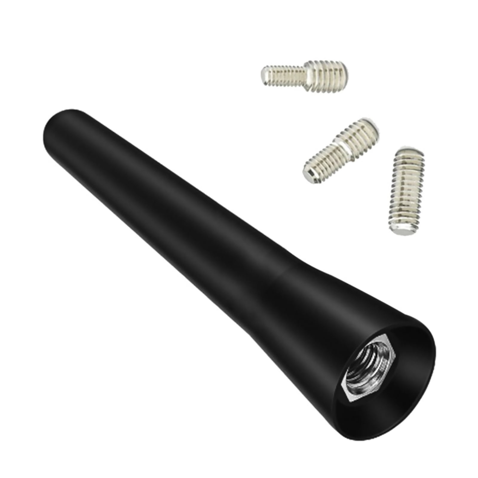 NATEFEMIN Short 9. 5cm Roof Car Antenna Black Strong Stable for AM/FM ...