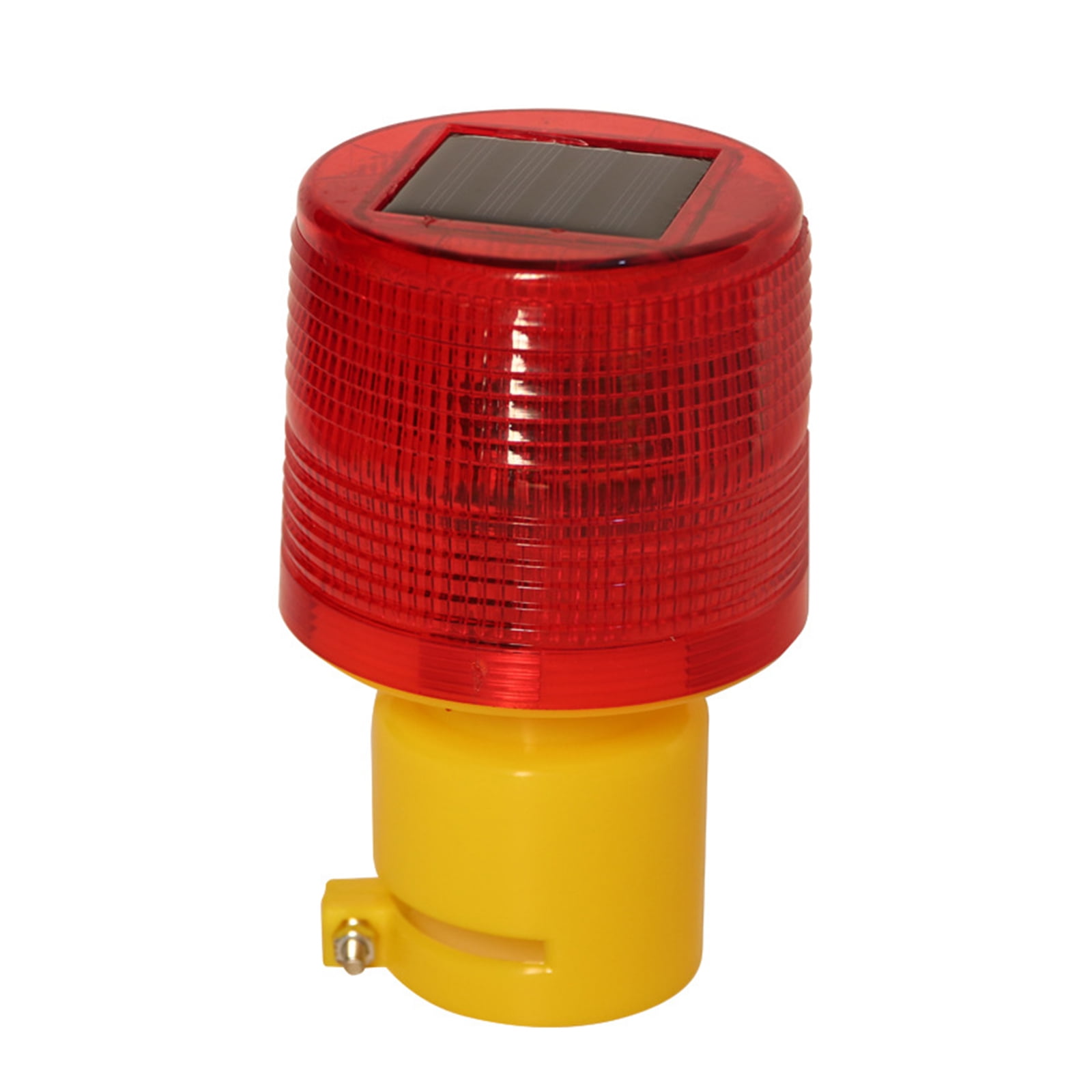 NATEFEMIN Solar-Charged LED Warning Light for Road Safety Automatic ...