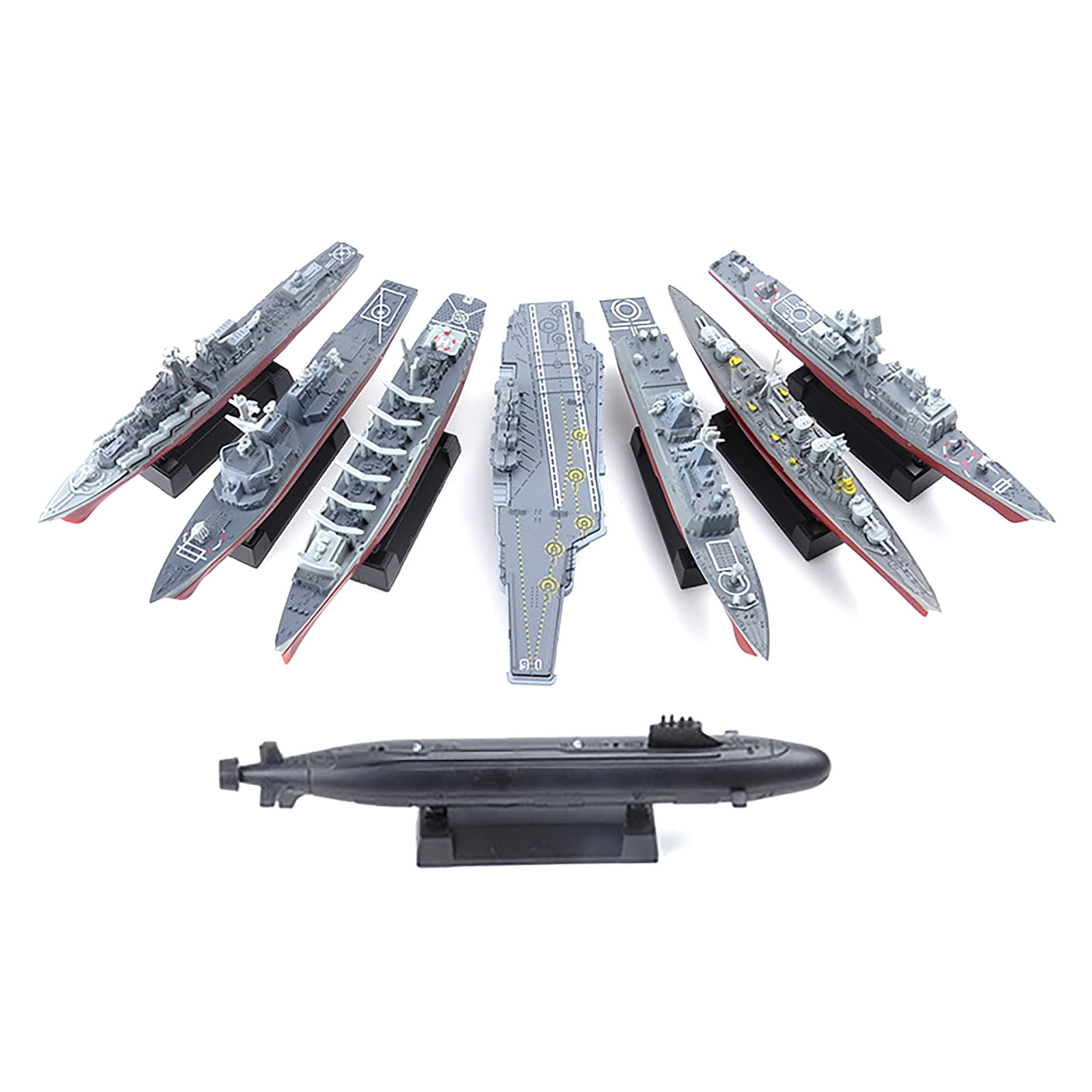 NATEFEMIN Unassembled Ship Model Kit Set 8 Pack 15cm Nautical ...