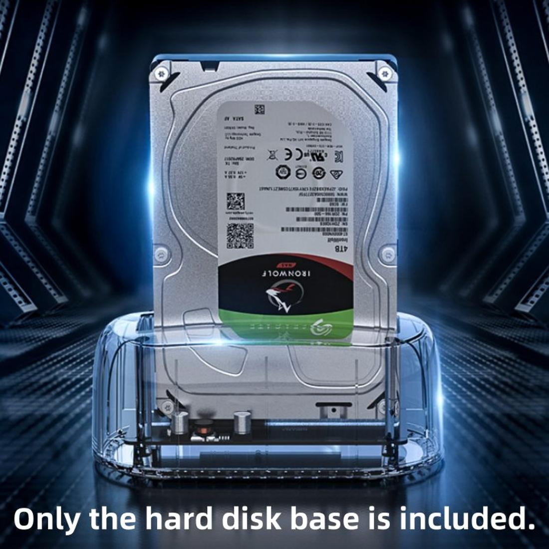 NATEFEMIN Upgrade Storage Transparent TYPE-C GEN2 Hard Drive Enclosure ...