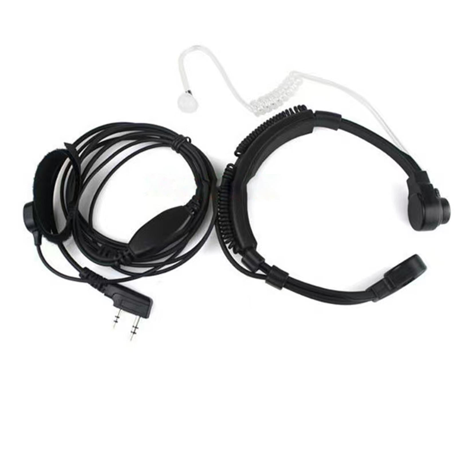 NATEFEMIN Versatile Throat Mic Headset for Military & Tactical Use ...