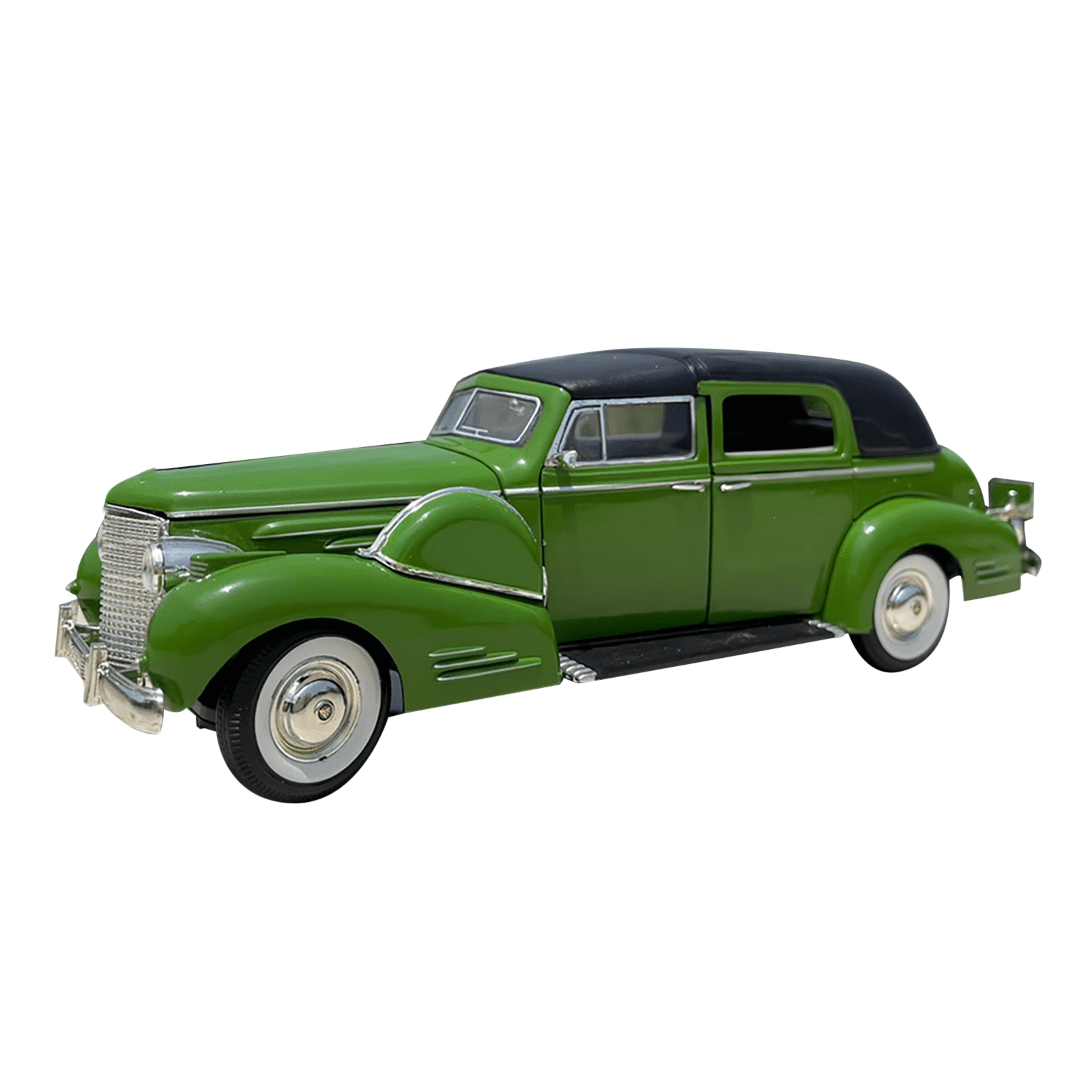 NATEFEMIN Vintage Car Model 1/32 Scale Alloy ABS Plastic Green for ...