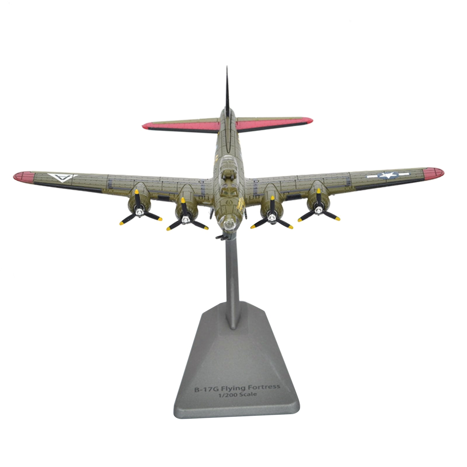 NATEFEMIN WWII US B-17 Flying Fortress Alloy Model 1:200 Scale Aircraft ...