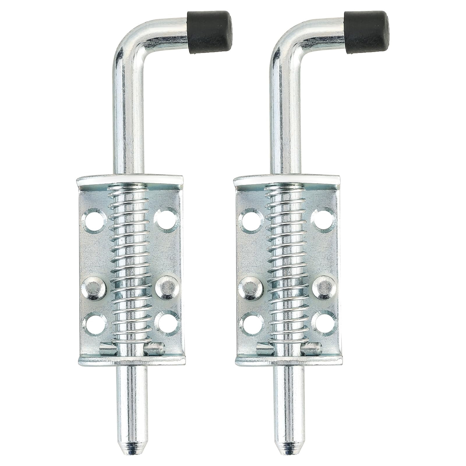 NATGAI 2Pack 6.5" Long Spring Loaded Latch, Spring Pin Latch Lock Metal ...