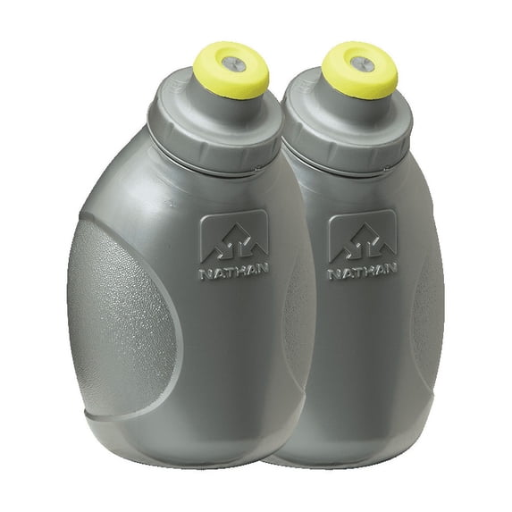 Nathan Push-Pull Cap Flask 2 Pack, 10oz 300mL, Durable Fitness Bottles ...