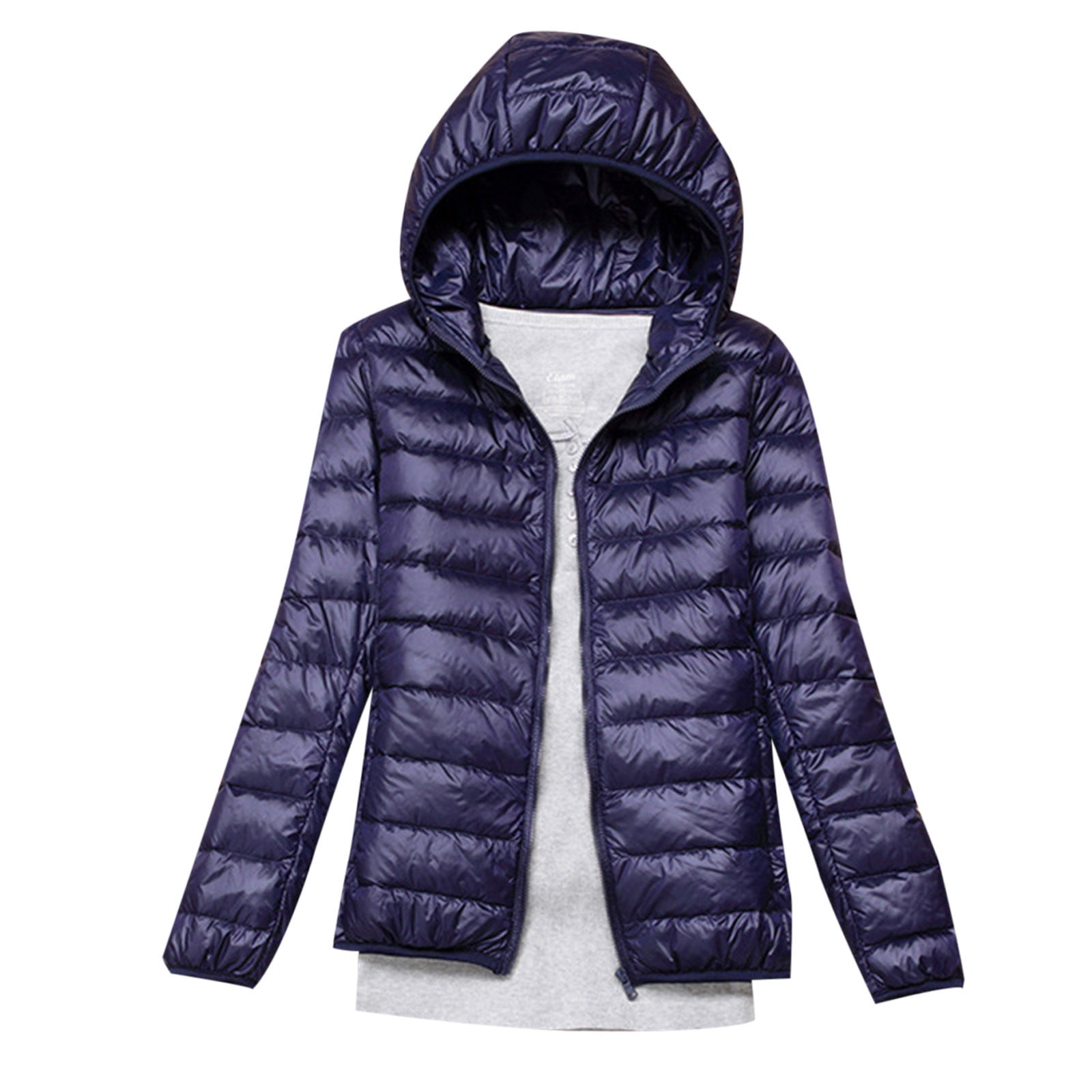 Nathgam Womens Hooded Packable Ultra Light Weight Short Down Jacket