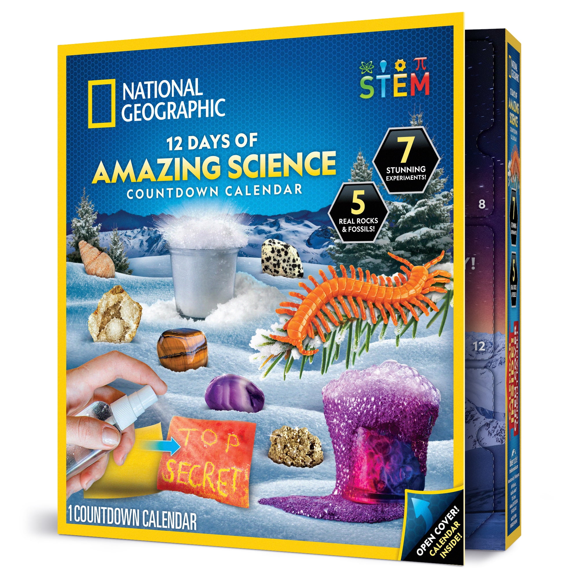 National Geographic 12 Days Science Advent Activity Toy: Experiments ...