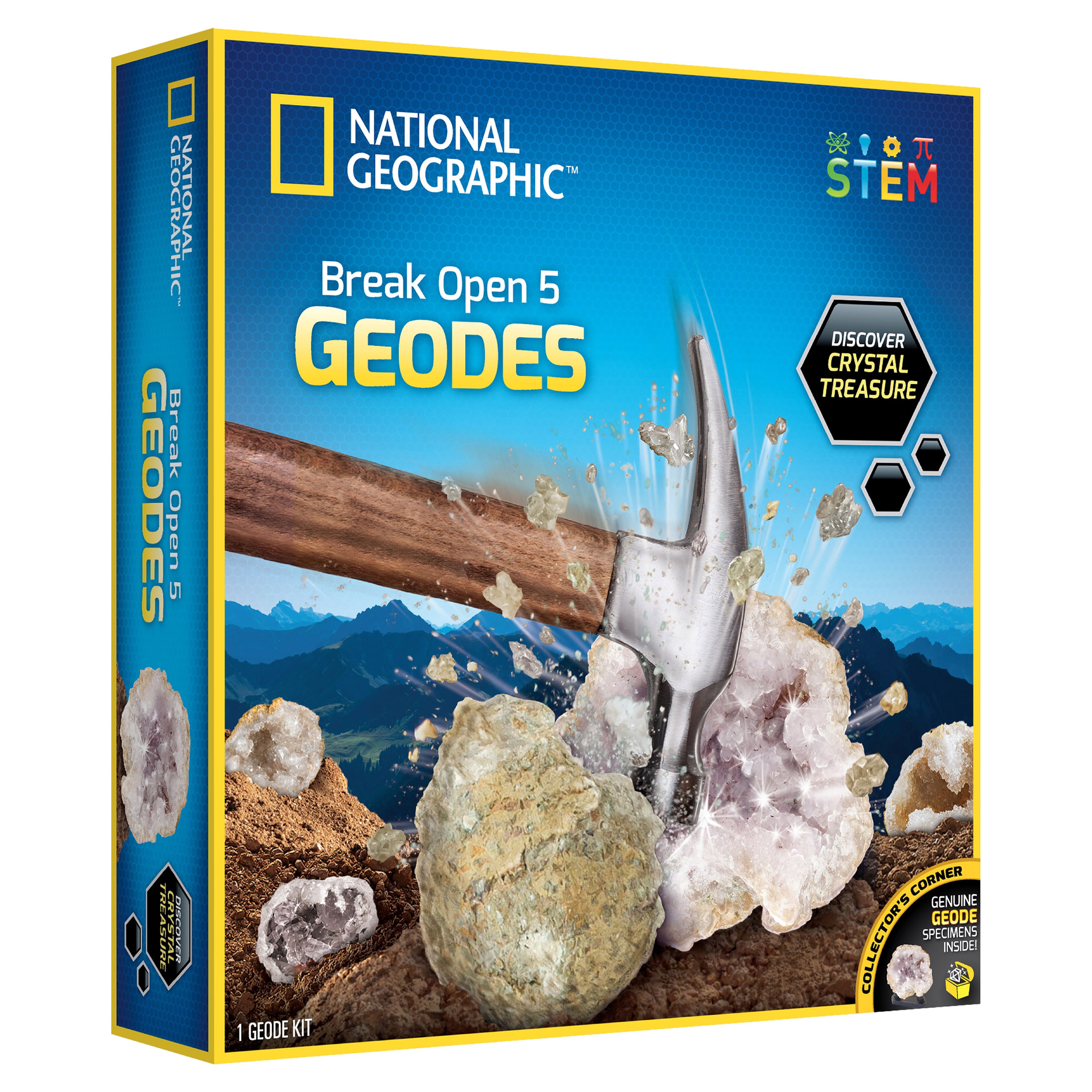 National Geographic Geode 4pc - Walmart.com