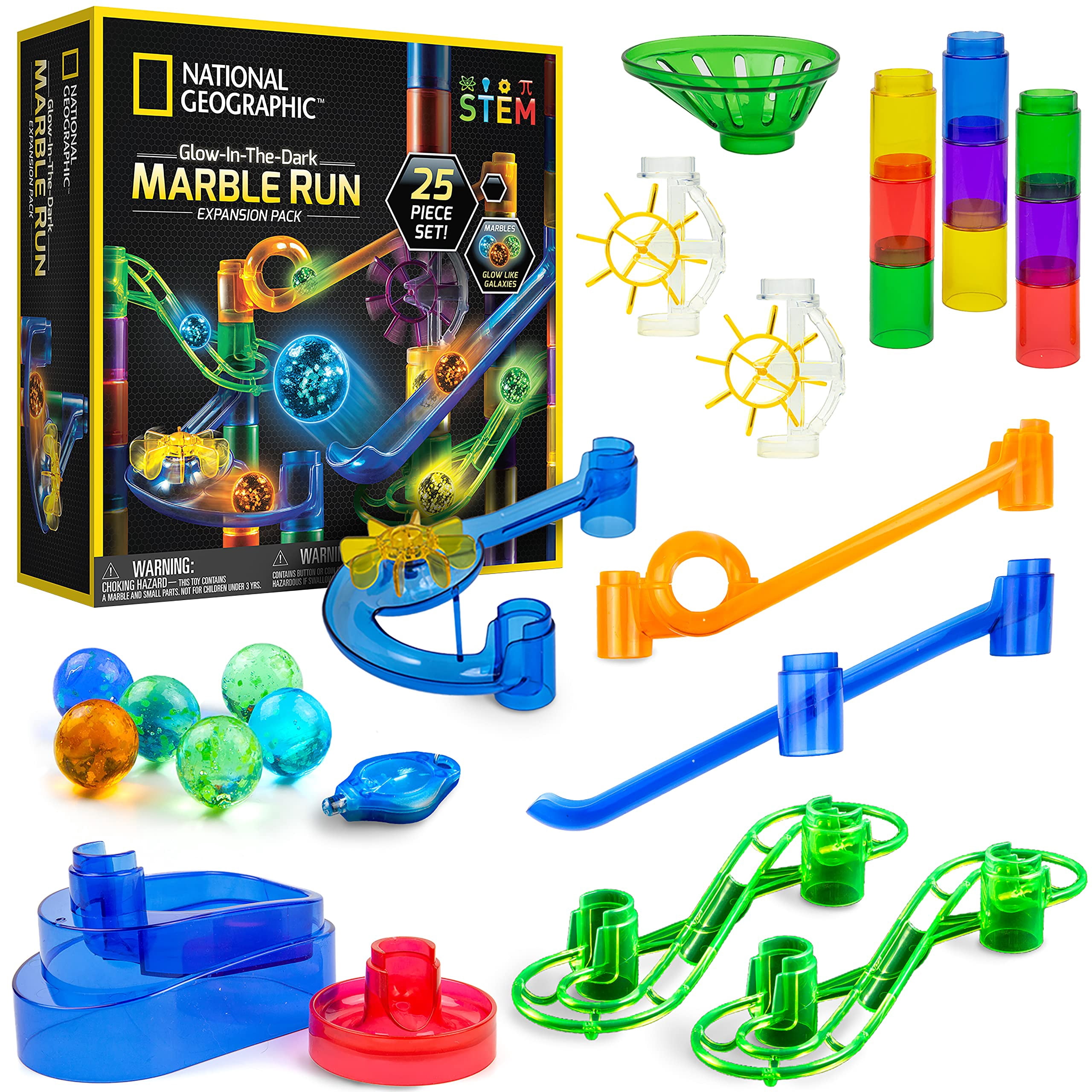 NATIONAL GEOGRAPHIC Glowing Marble AIF9 Run Expansion Pack - 5 Glow in ...
