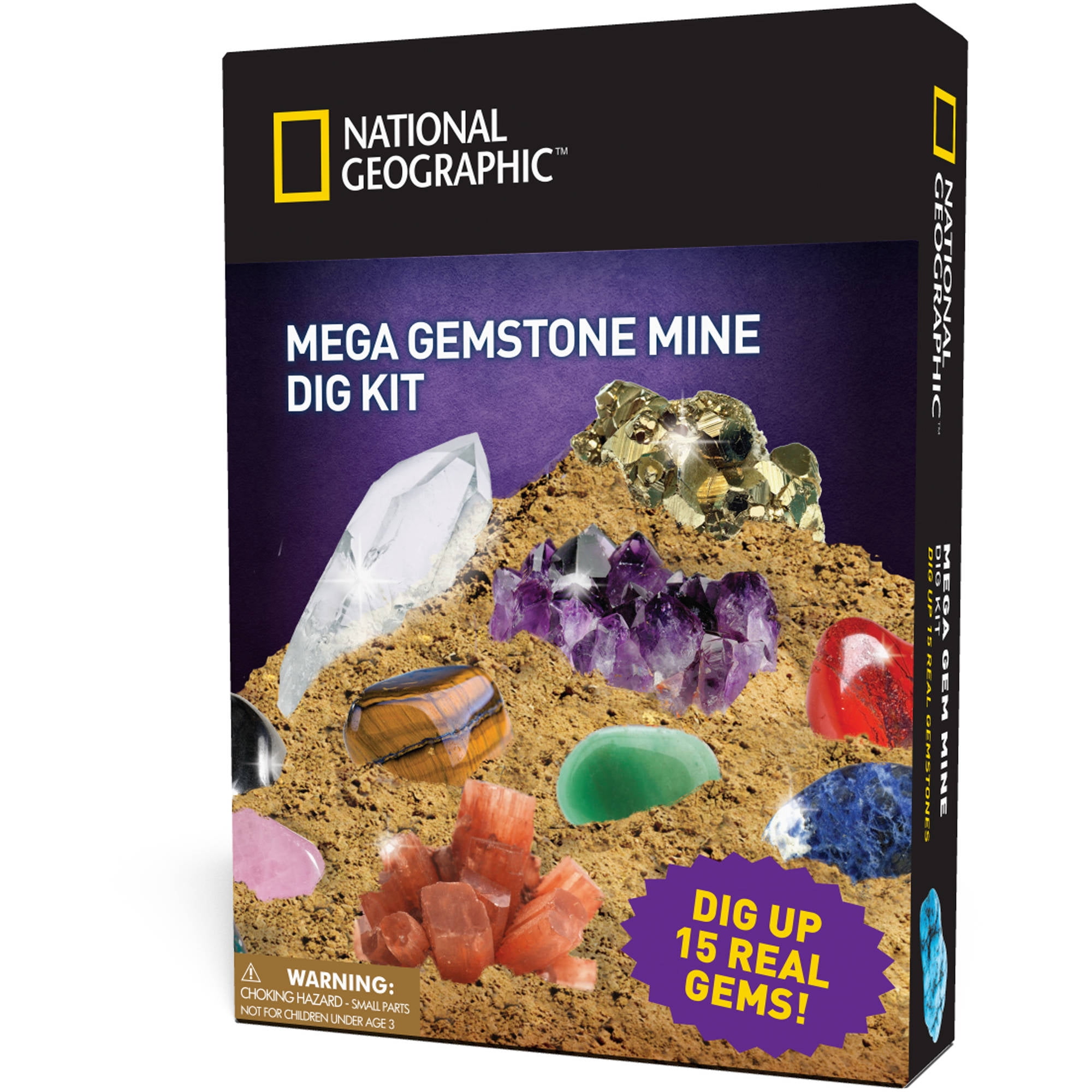 National Geographic Super Gemstone Dig Kit - Walmart.com