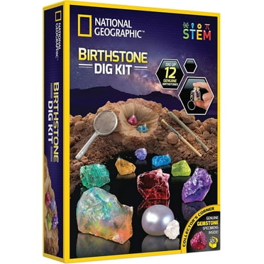 DoDoMagxanadu Gemstone Dig Kit, 16 Real Gems Mining Set, STEM Science ...